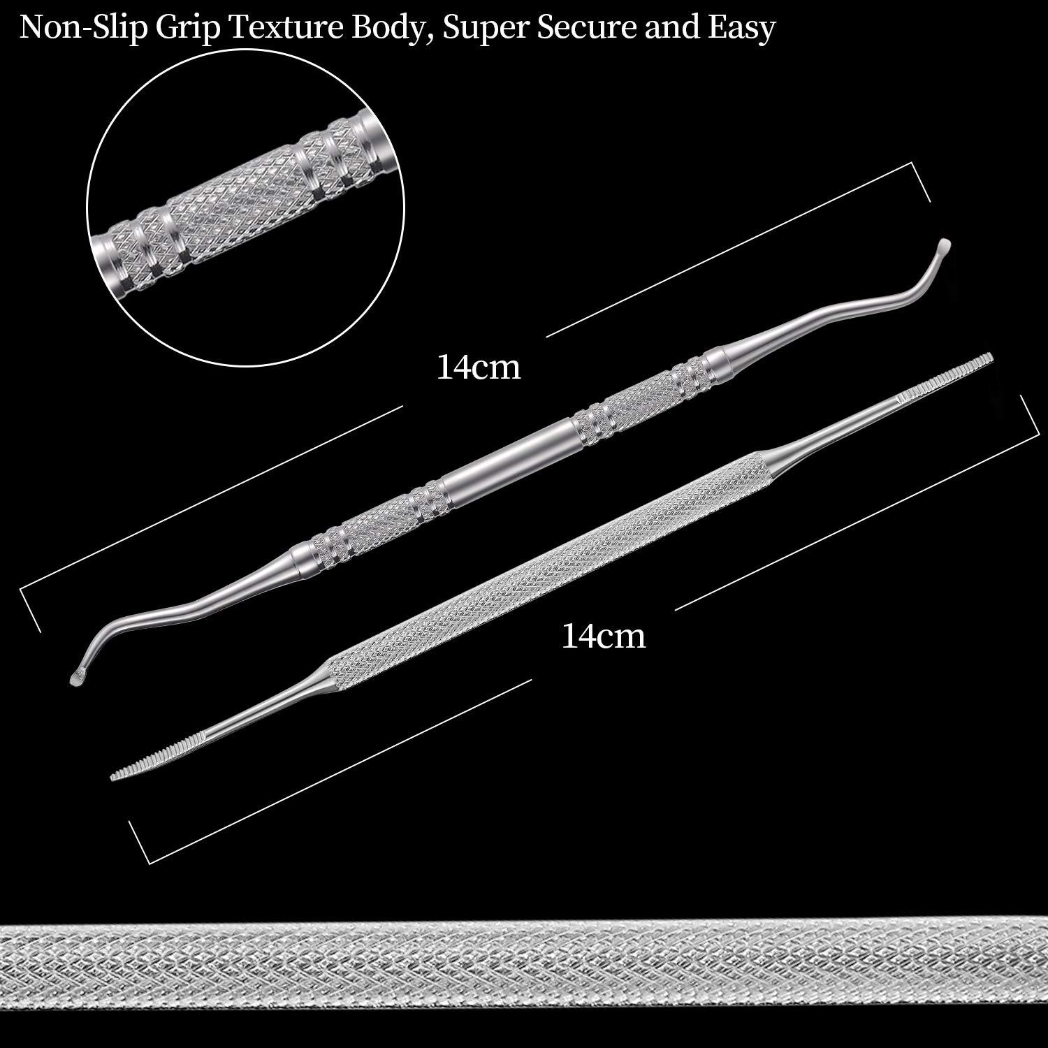 2PCS Ingrown Toenail File and Lifter with Storage Case,YINYIN100 ...