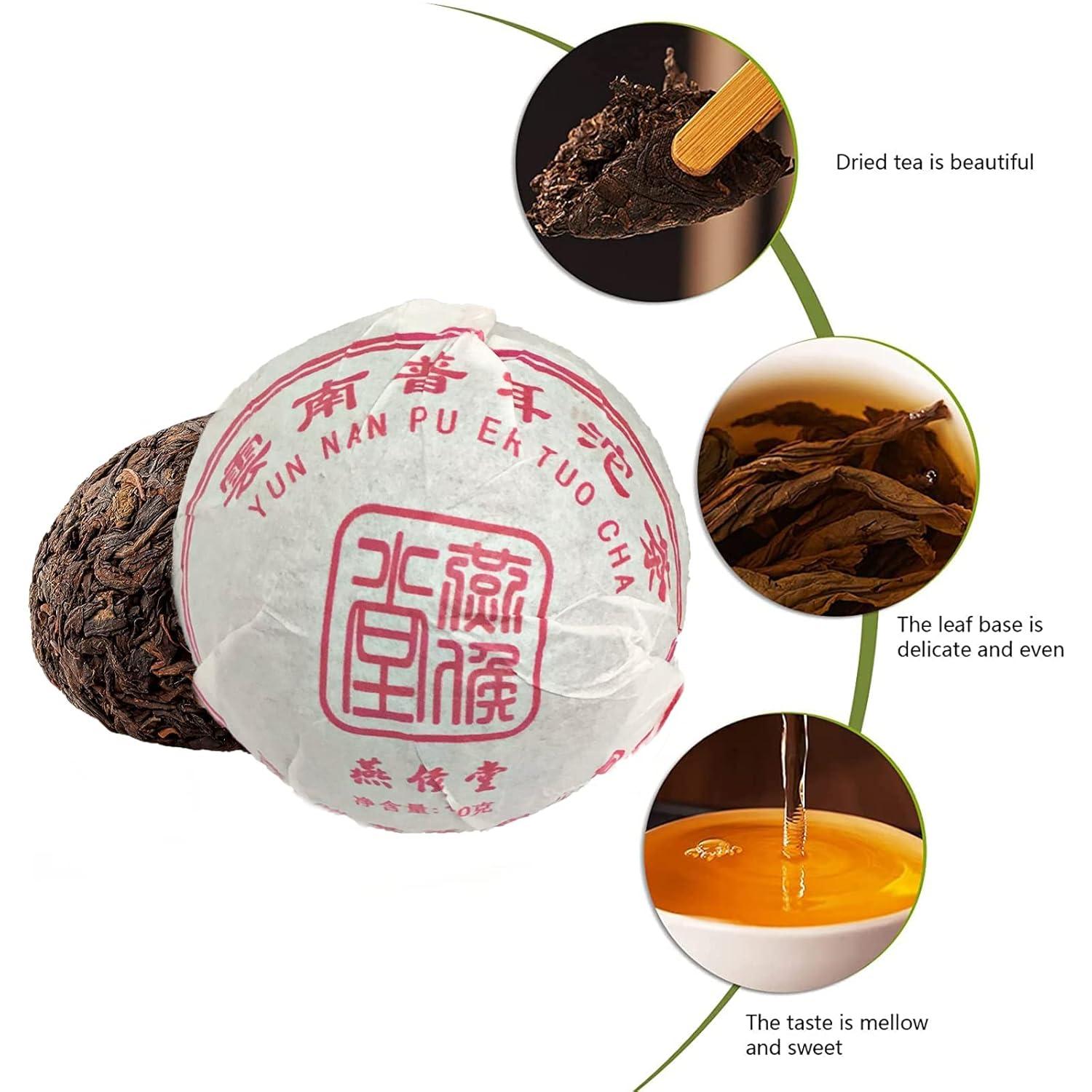 Yan Hou Tang 10-Year-Old Yunnan Puerh Tea | 100g Tuo Cha | Detox ...