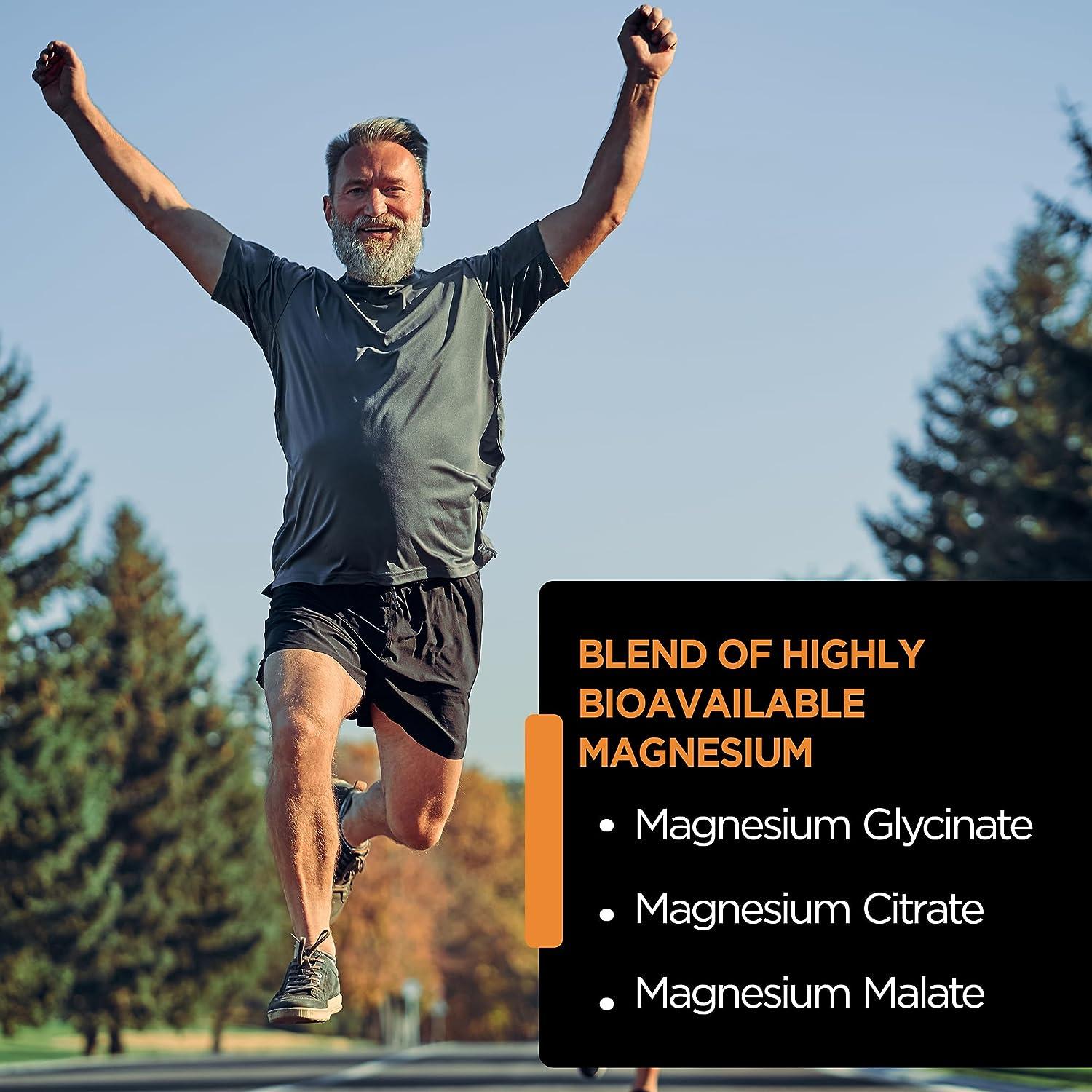 Livingood Daily Magnesium 300mg | High Bioavailability Complex with ...