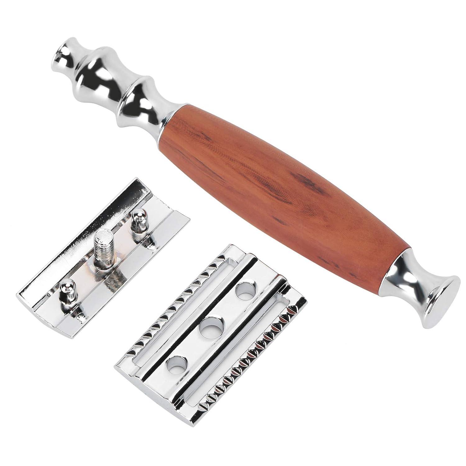 Buy Clean Safety Razor for Men | Professional Wooden Handle Safety ...