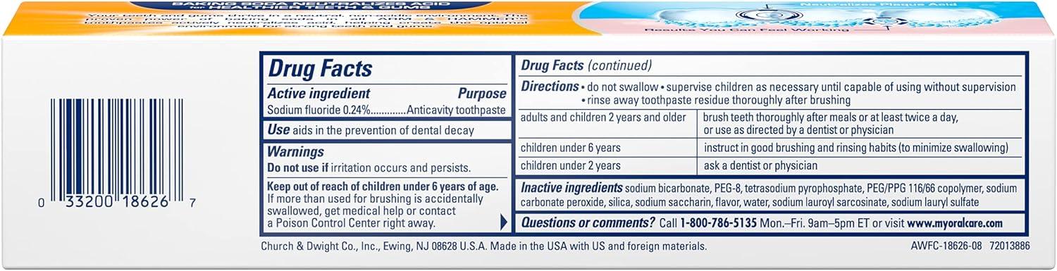 Arm & Hammer Advance White Extreme Whitening Toothpaste Clean Mint 6 oz ...