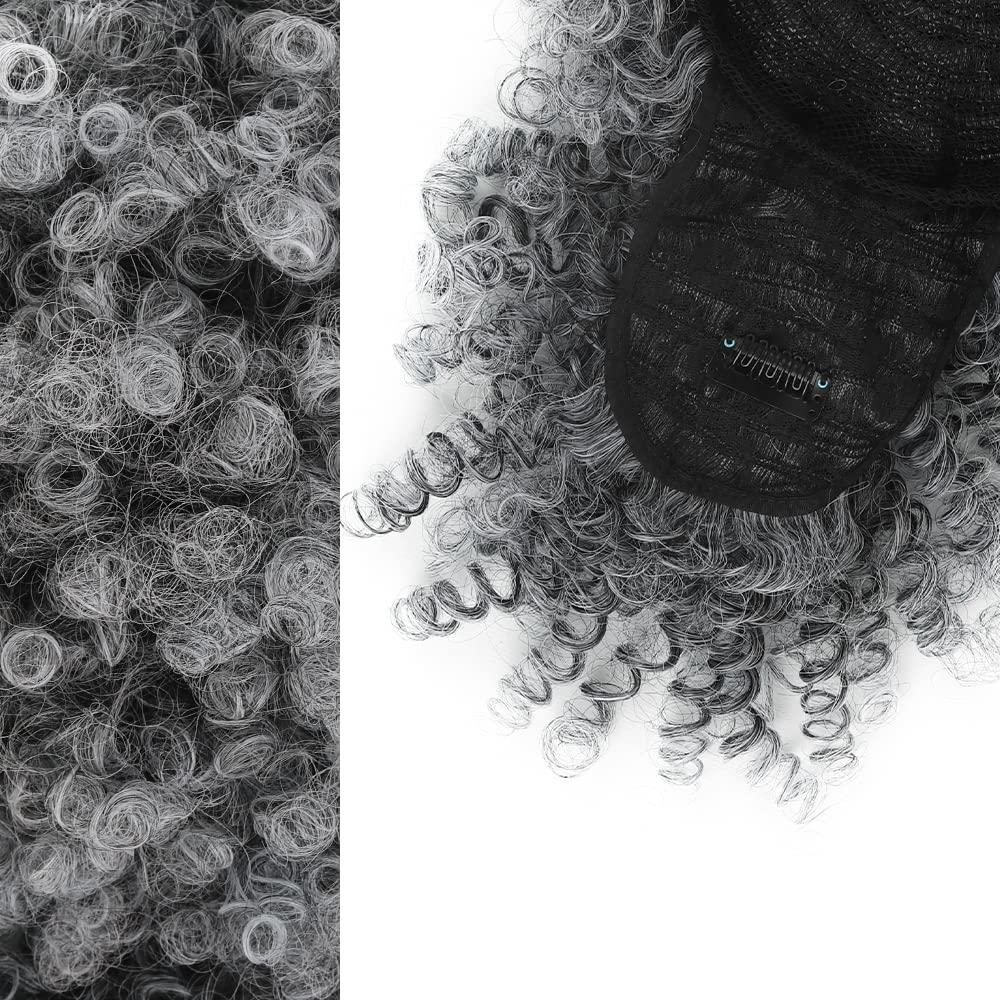 Entranced Styles Drawstring Ponytail with Bangs - Afro Puff Extensions ...