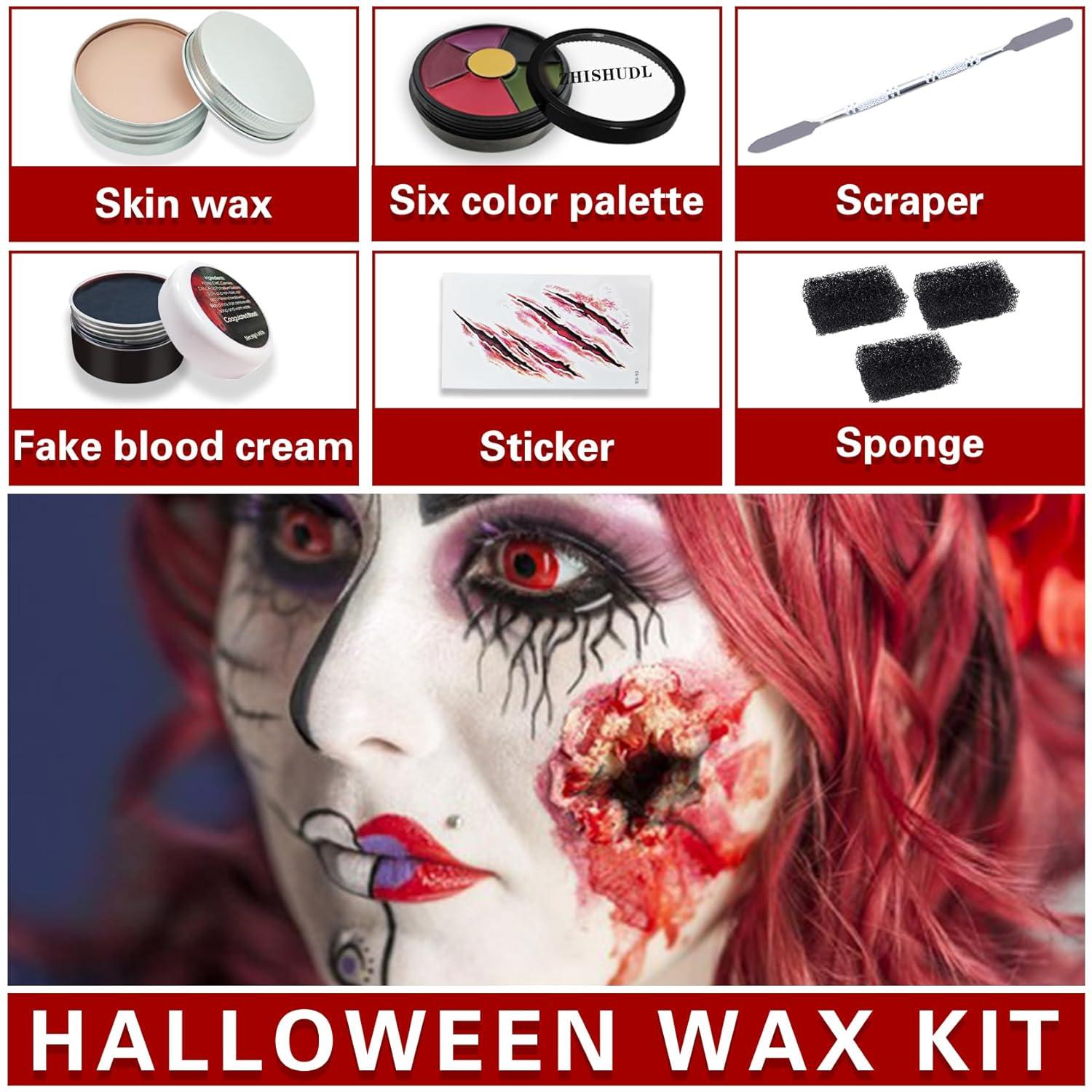Ultimate Halloween Makeup Kit - Special Effects Zombie Makeup Fake ...