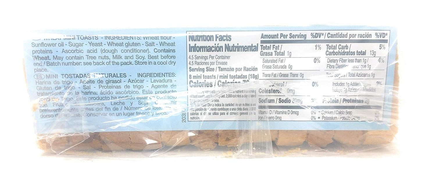 Brioche Pasquier Mini Toasts 80g - 3 Pack | Delicious French Crackers ...