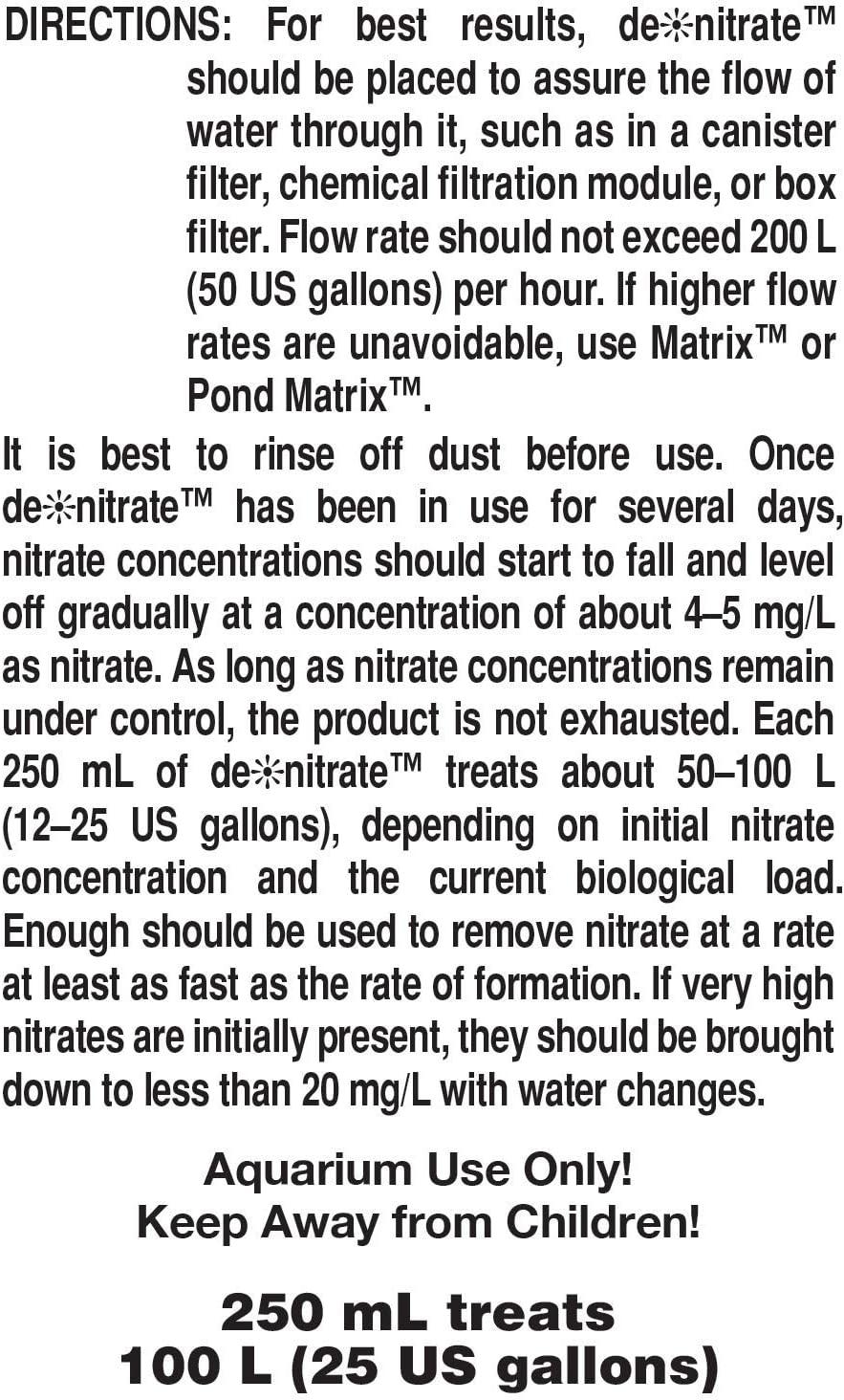 Seachem De Nitrate Remover 250 ml gray 250 ml (Pack of 1) | Buy Now ...