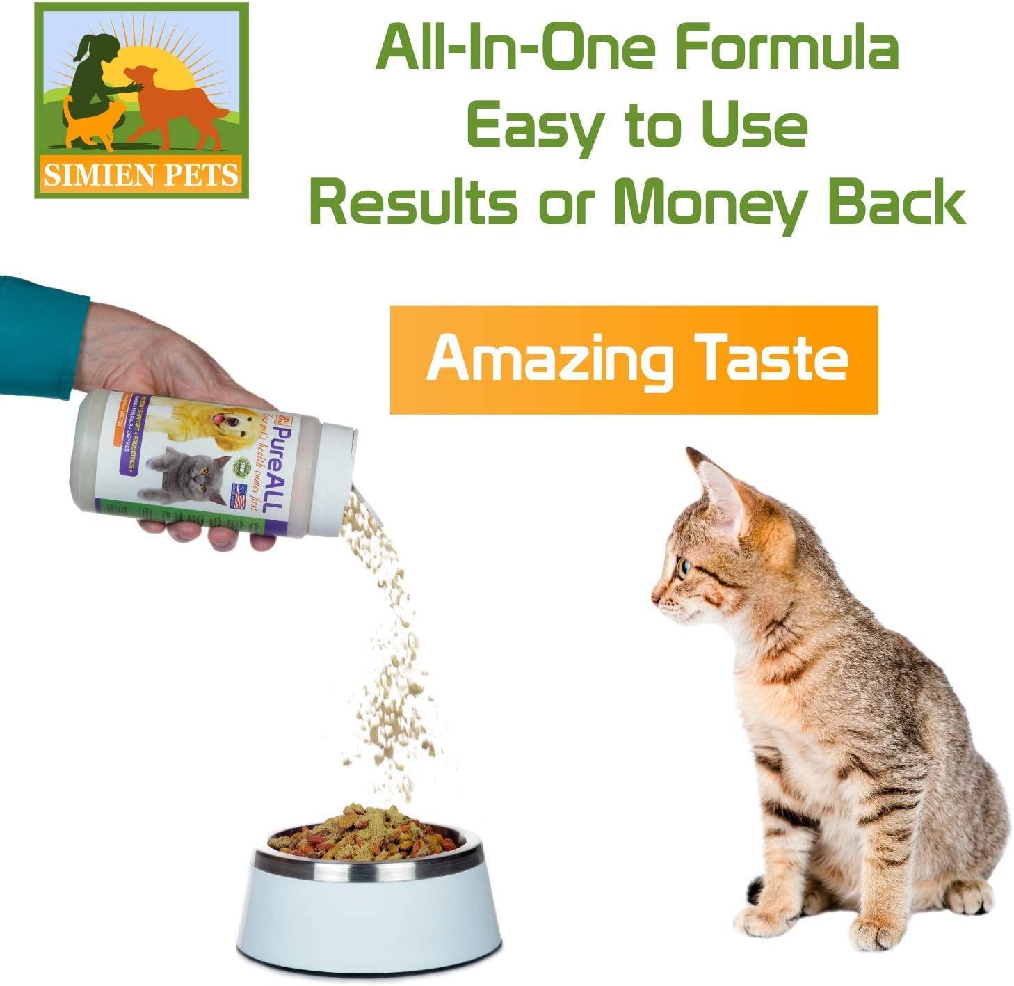 SIMIEN PureAll All-in-One Dog & Cat Probiotics | Hip Joint Pain Relief ...