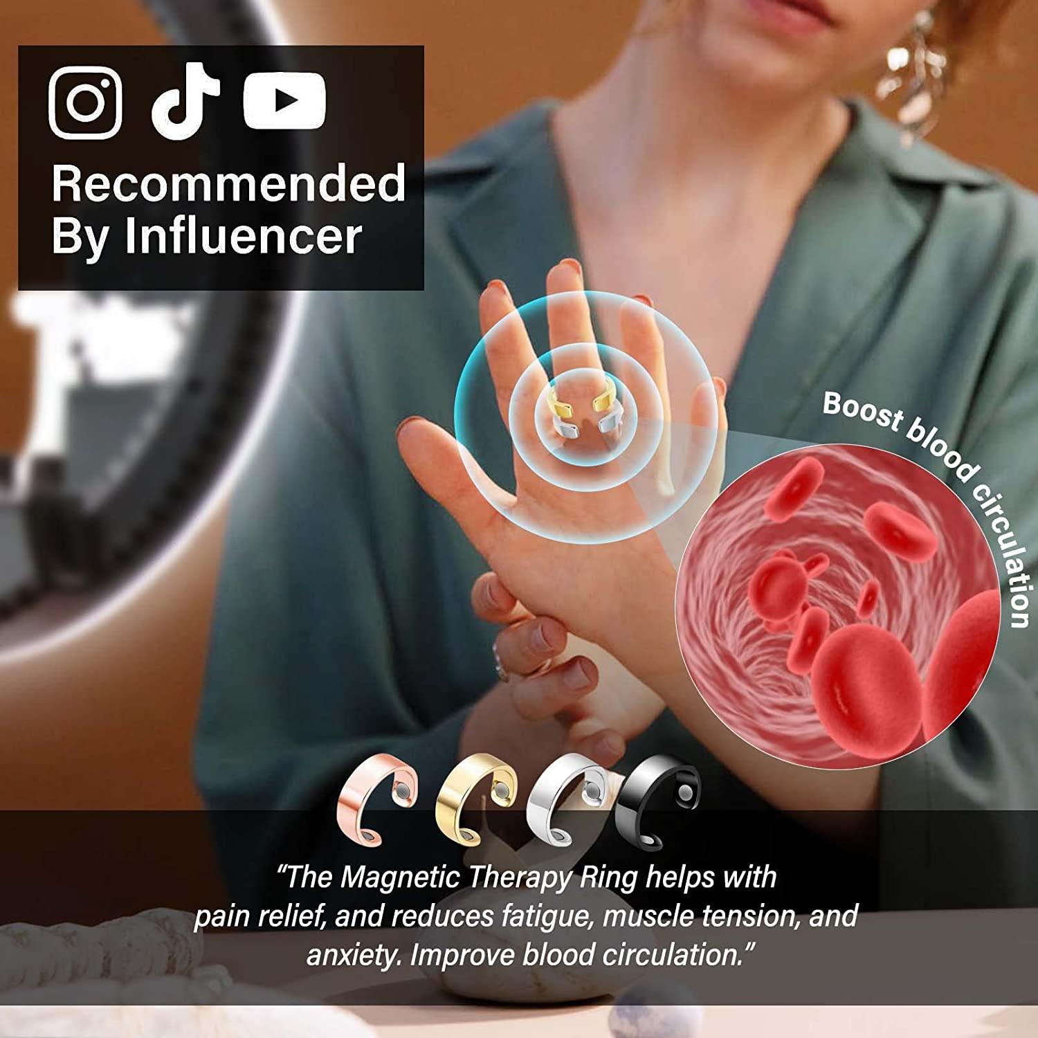 Lymphatic Drainage Magnetic Therapy Ring | Detoxification & Treatment ...