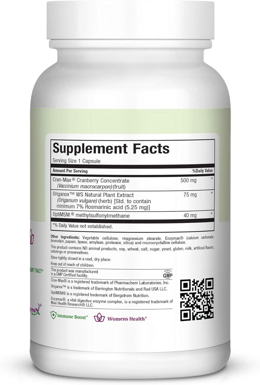 Maxi Health CranMax Supreme Capsules - Urinary Tract & Immune Support ...