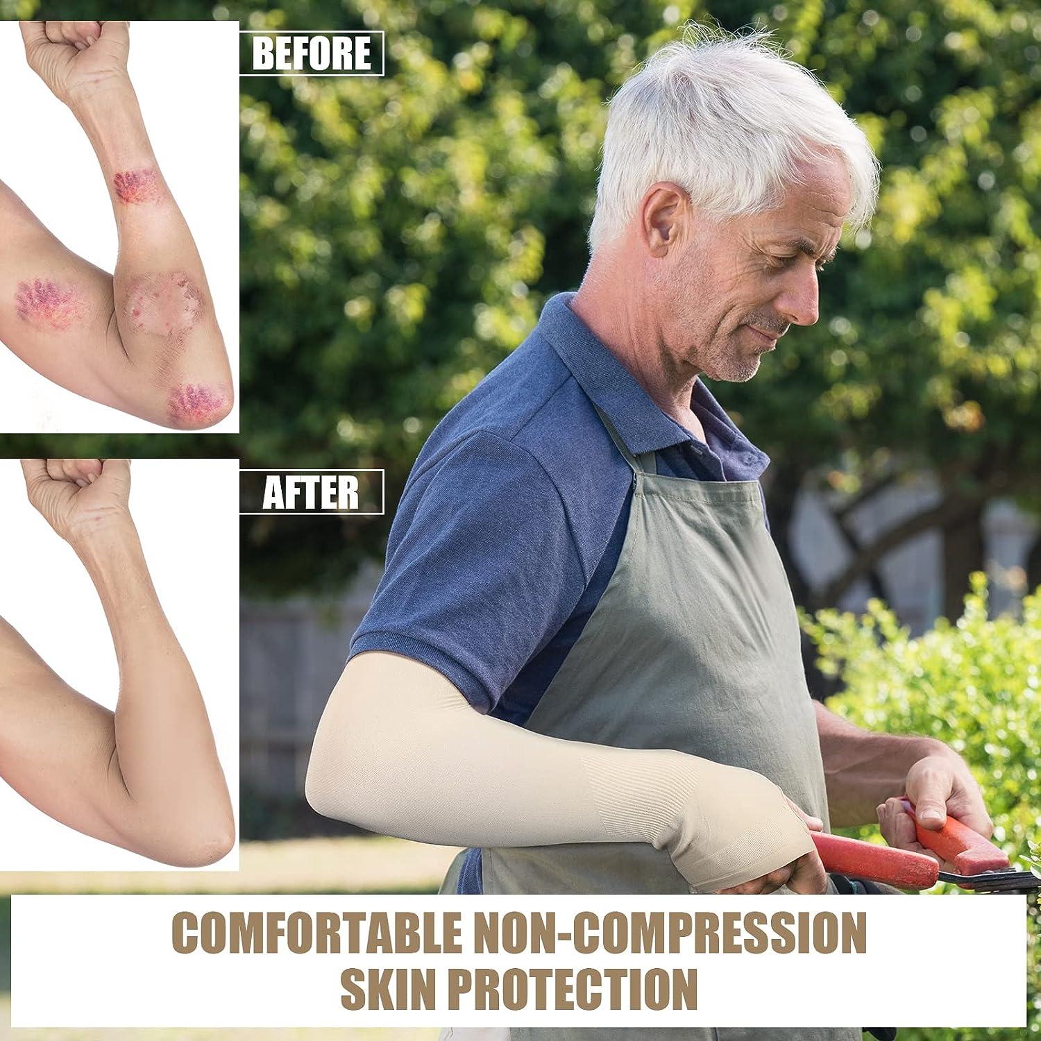 8 Pairs Elderly Skin Protector Sleeves | Arm Sleeve for Thin Skin Tear ... 8 Pairs Elderly Skin Protector Sleeves | Arm Sleeve for Thin Skin Tear ...