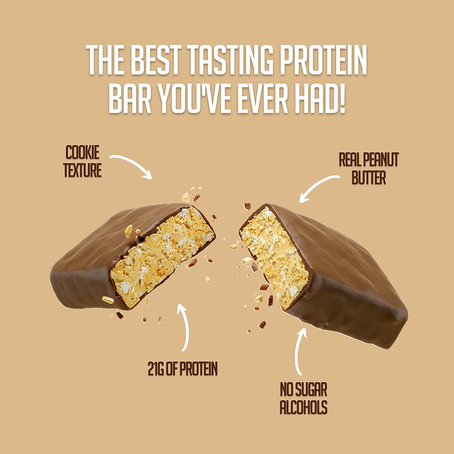 Anabar Protein Bar - 21g Protein Packed Candy Bar - Real Food, No ...