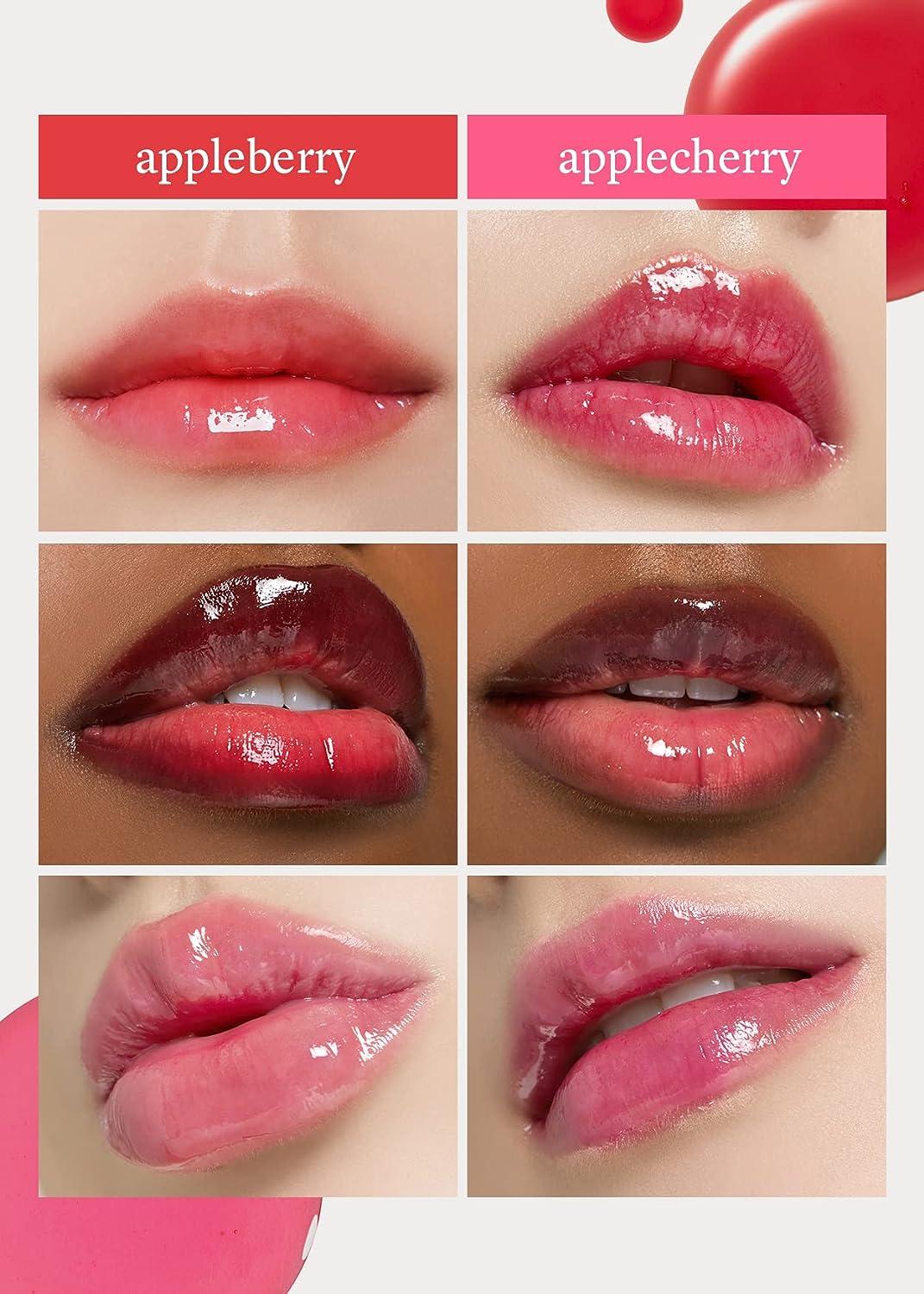 NOONI Appleseed Lip Oil Set - Appleberry & Applecherry | Moisturizing ...