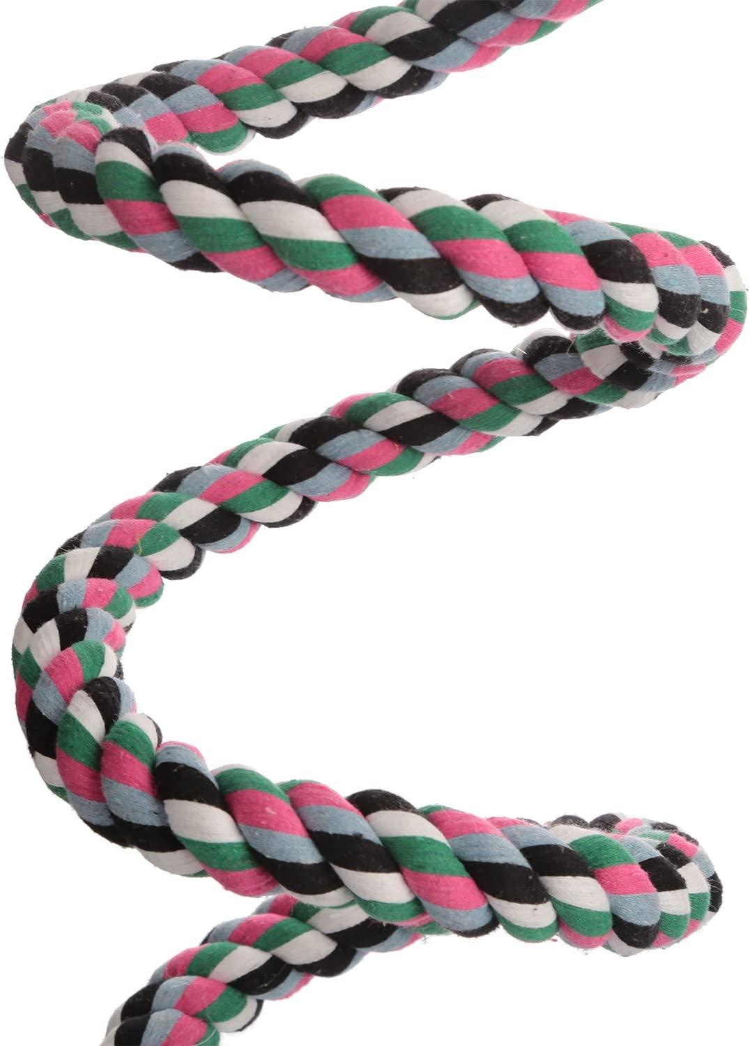 Aigou Bird Spiral Rope Perch 94.4 inch | Cotton Parrot Swing Climbing ...
