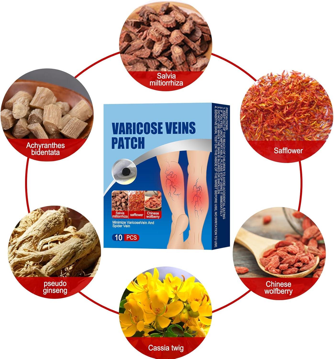 10PC Varicose Veins Patch | Effective Treatment for Varicose & Spider ...