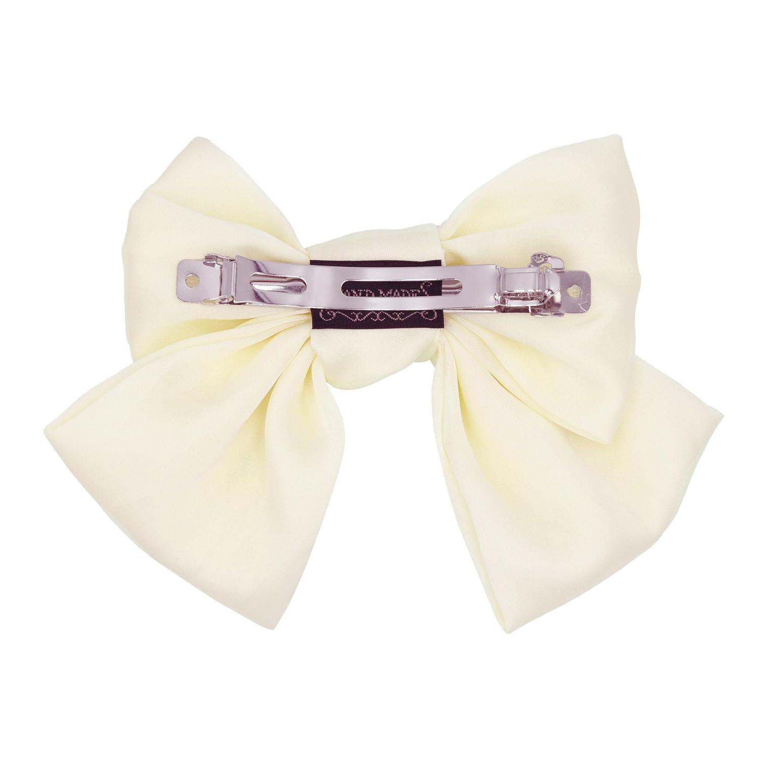 Buy Stylish Ivory Satin Loop Hair Clips for Women | Colorful Hair Clips ...