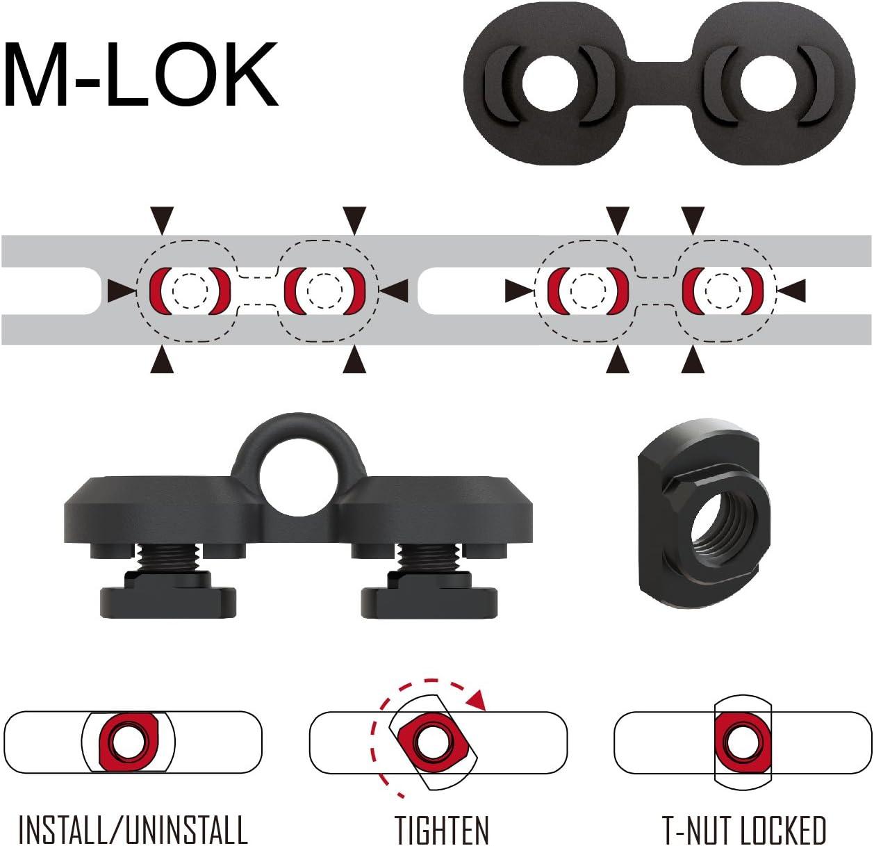 Tough Tactical Tools MLok Sling Swivel Mount - Fixed Loop | Buy Online