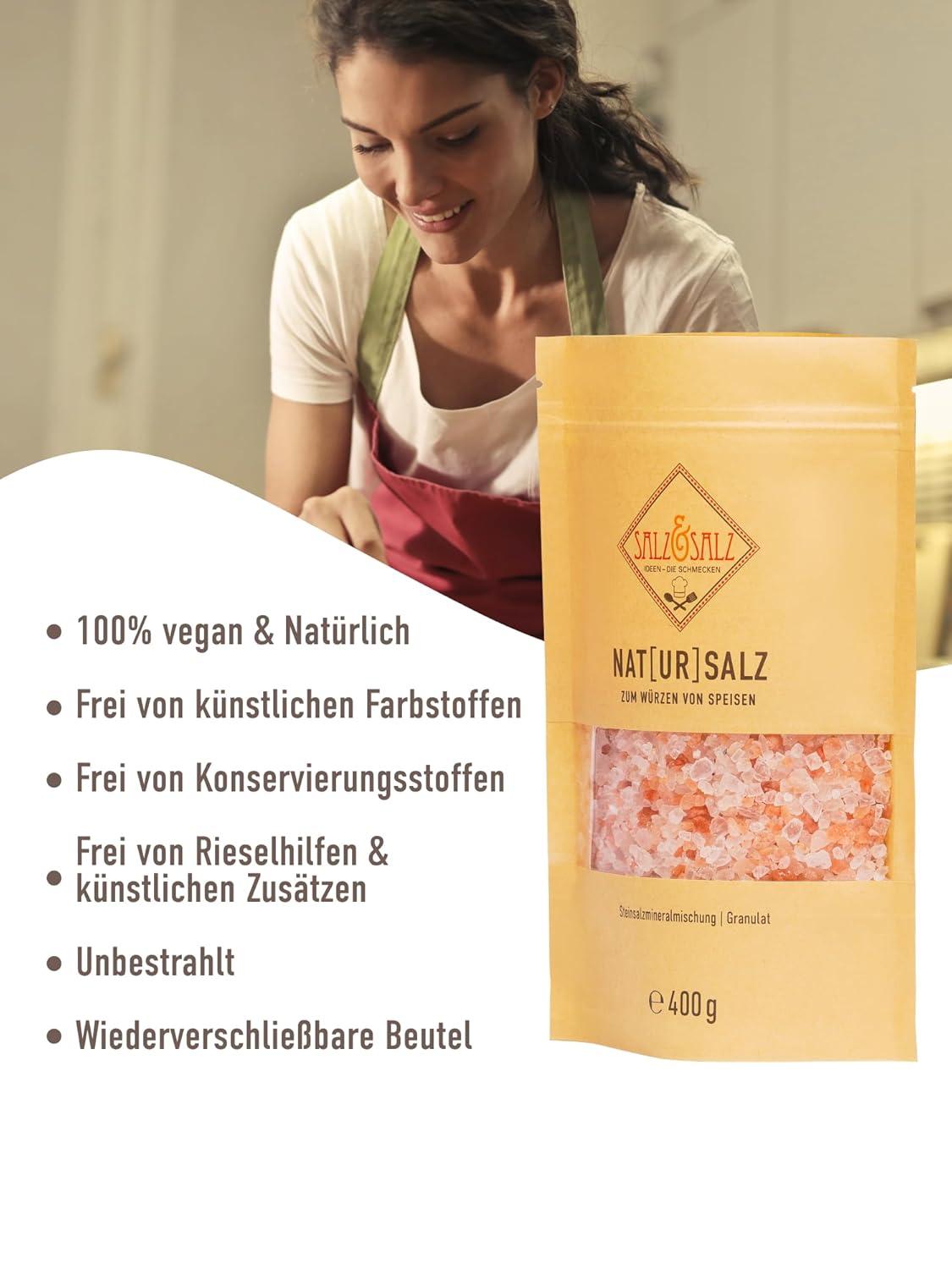 Premium Himalayan Salt - Natural Coarse & Fine Rock Salt 400g & 900g ...
