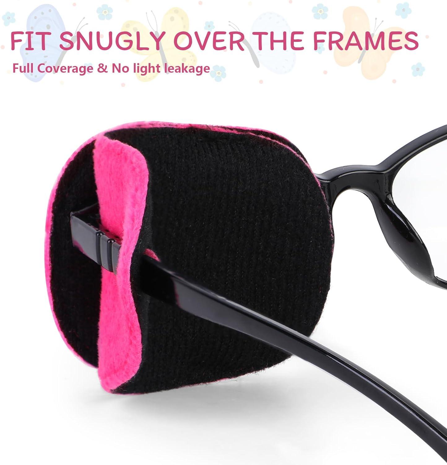 2 Piece Kids Reusable Eye Patches for Glasses - Treating Lazy Eye ...