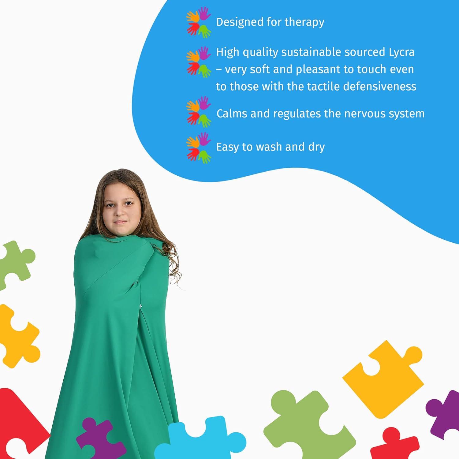 XXXL Green Sensory Owl Full Body Sock - ADHD Autism Stress & Anxiety ...