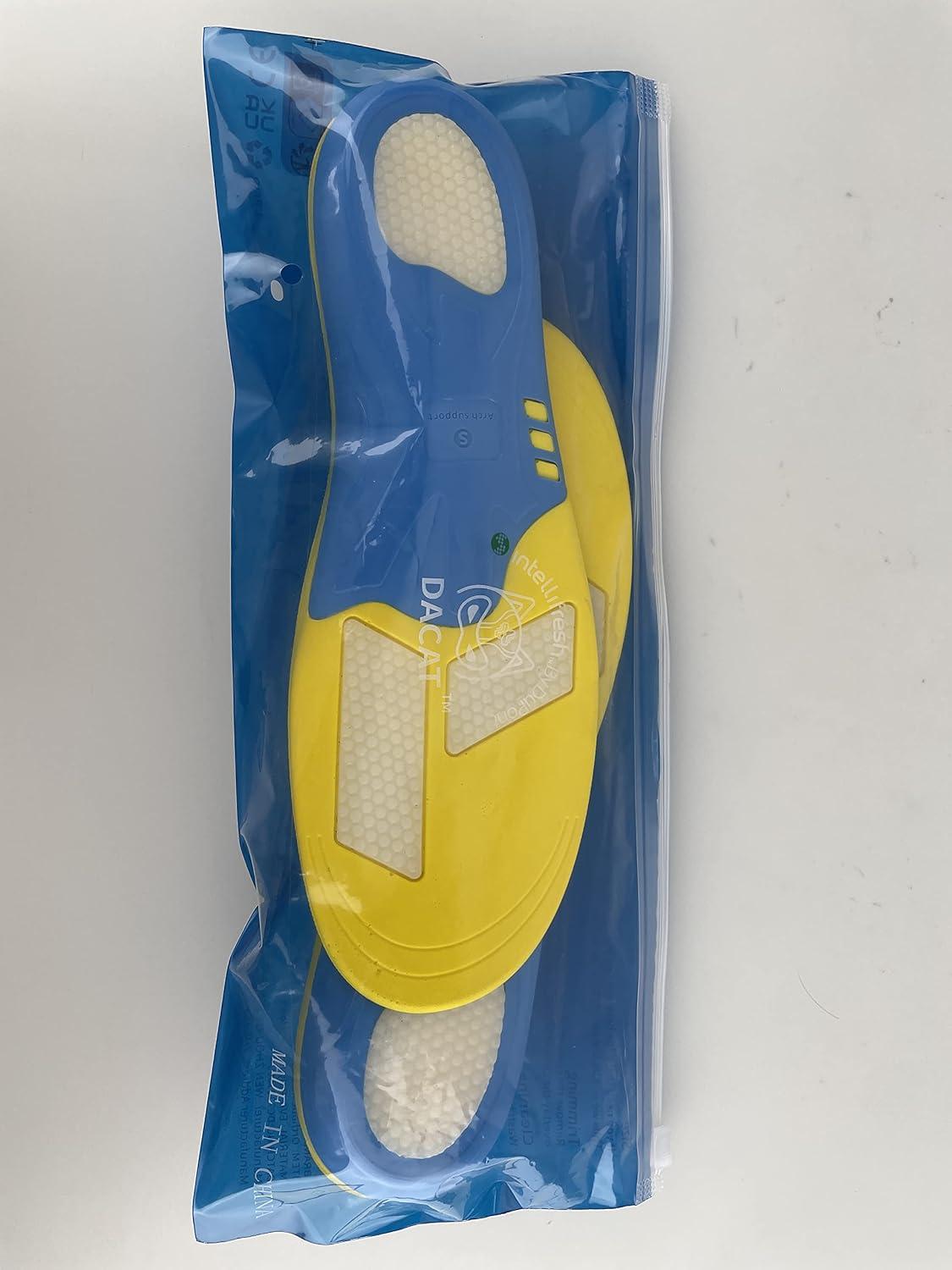 Orthopedic Gel Shoe Insoles for Flat Feet & Plantar Fasciitis - Relief ...