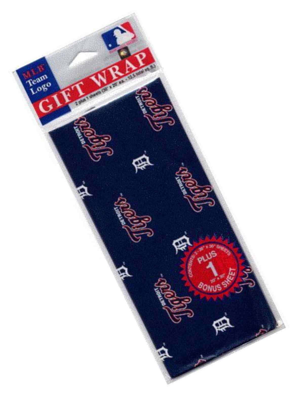 MLB Anaheim Angels Wrapping Paper Detroit Tigers | Buy Now with Express ...