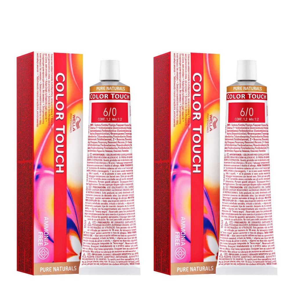 Wella Color Touch 6/0 Dark Blonde Pack of 2 (2x 60 ml) | International ...