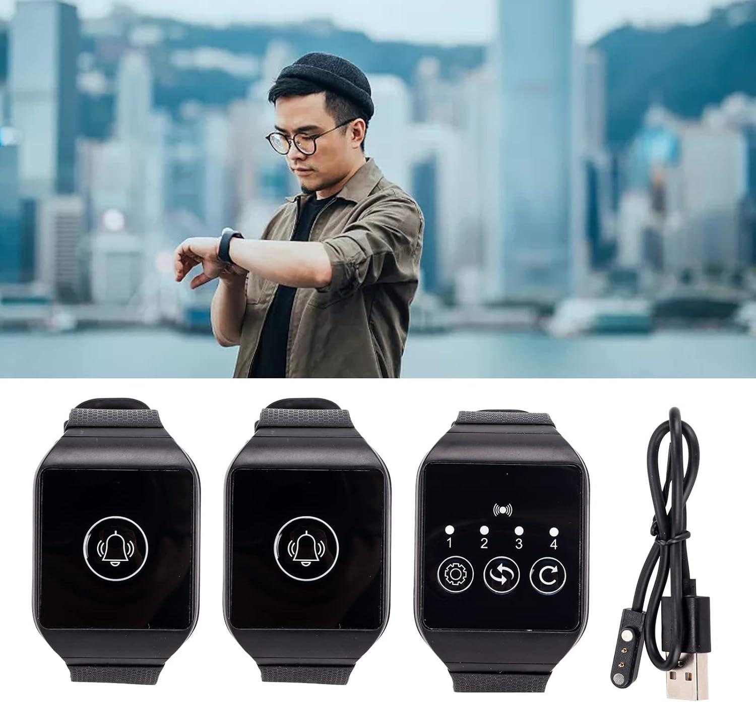 Restaurant Pager System 433.92MHz Wireless Caregiver Pager & Multi ...