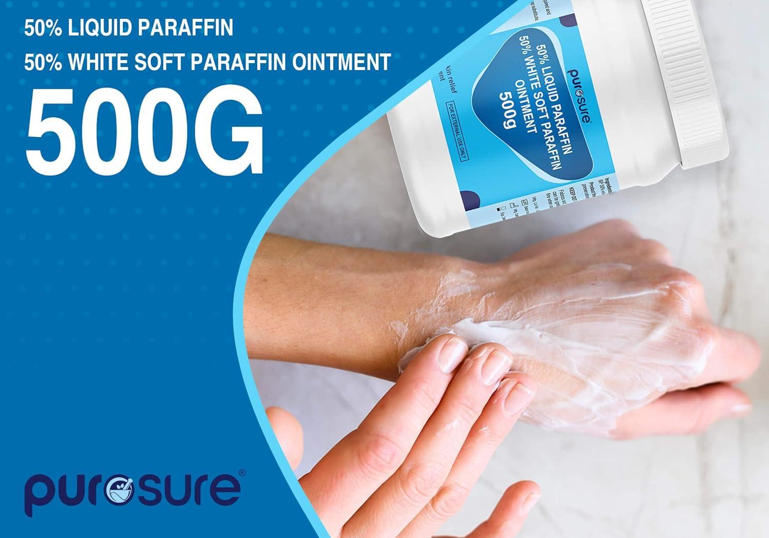 Purosure Paraffin Ointment: Emollient Bath Additive for Dry Skin 500g ...