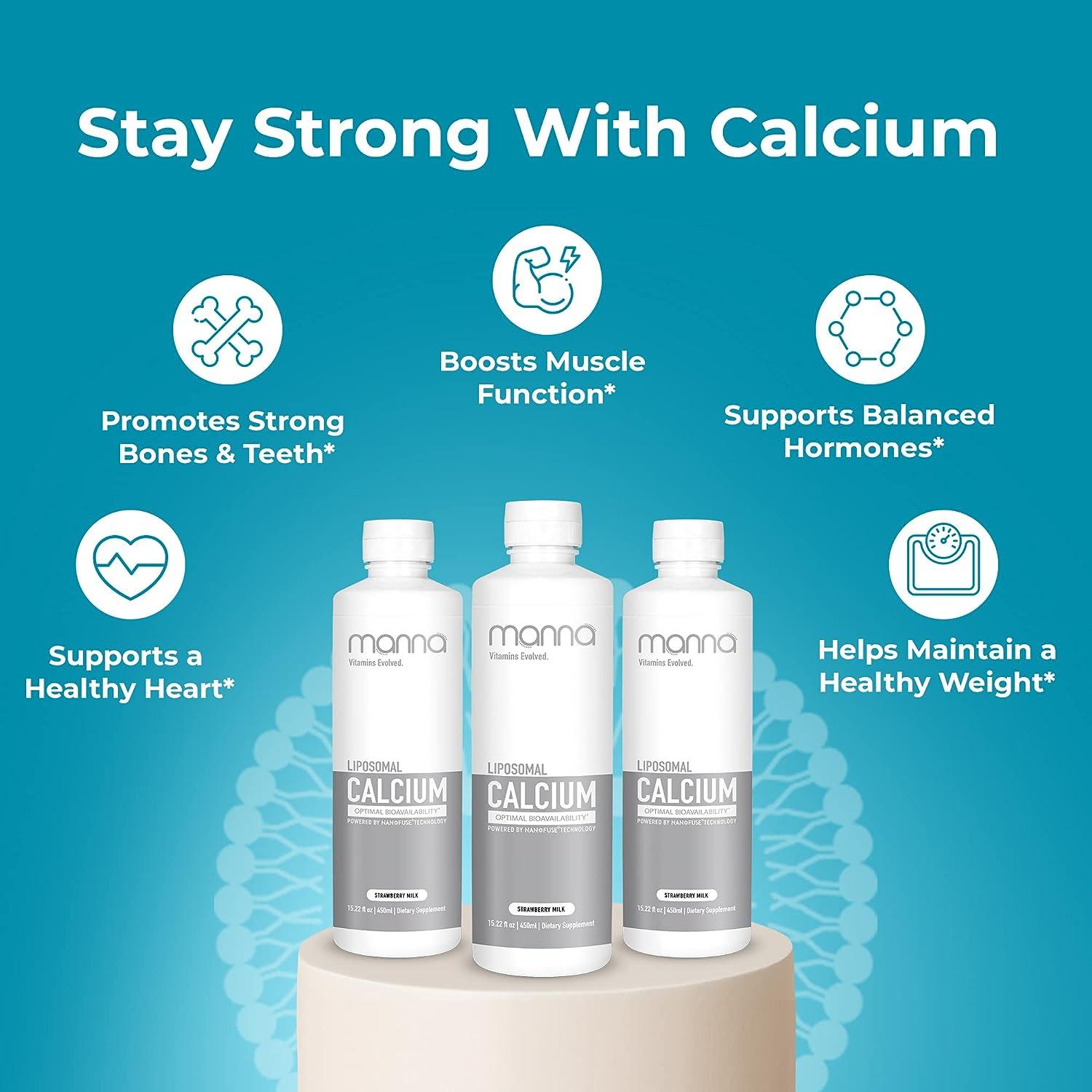 Liposomal Calcium Supplement - Enhanced Absorption for Stronger Bones ...