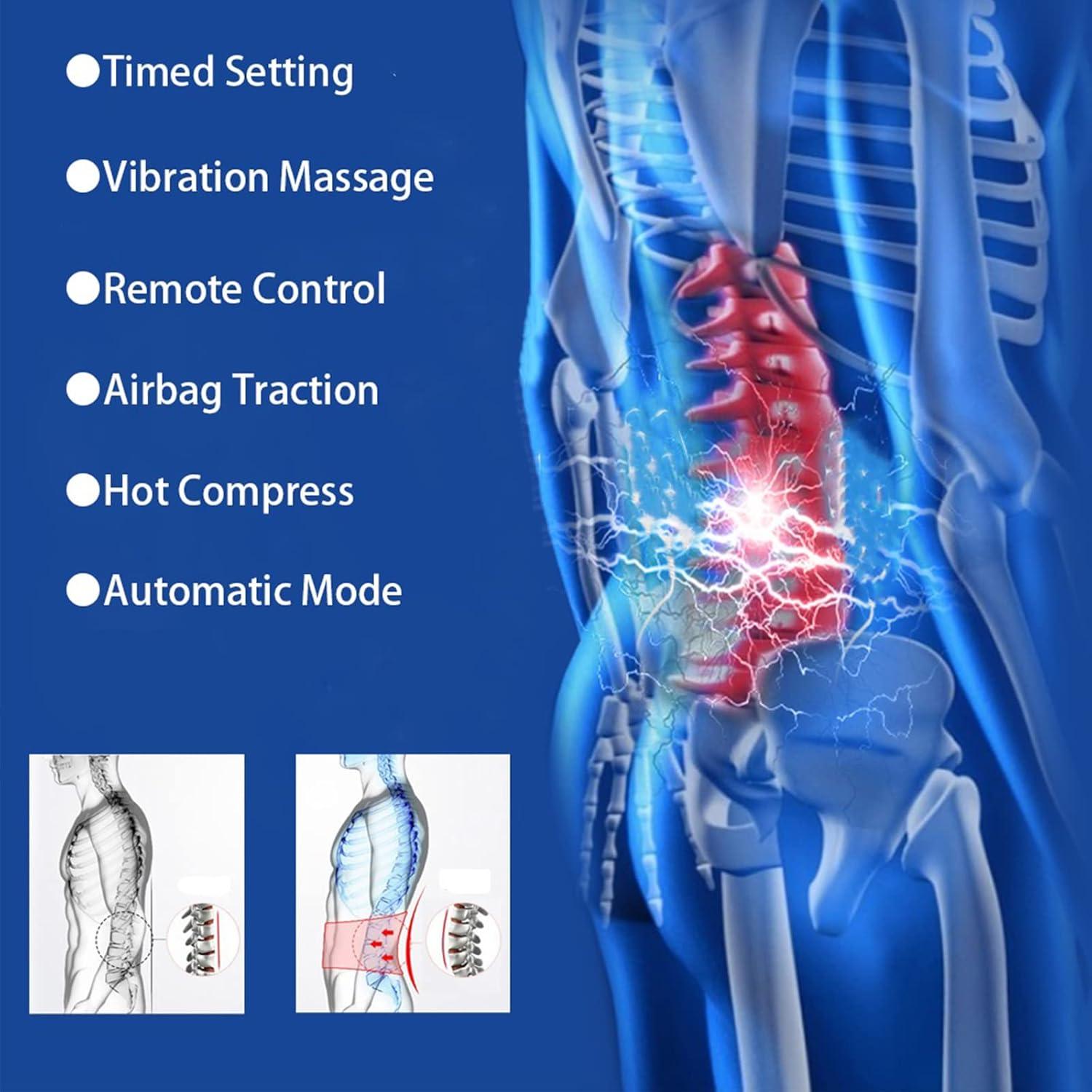 Electric Lumbar Vertebrae Traction Device - Inflatable Back Extension ...