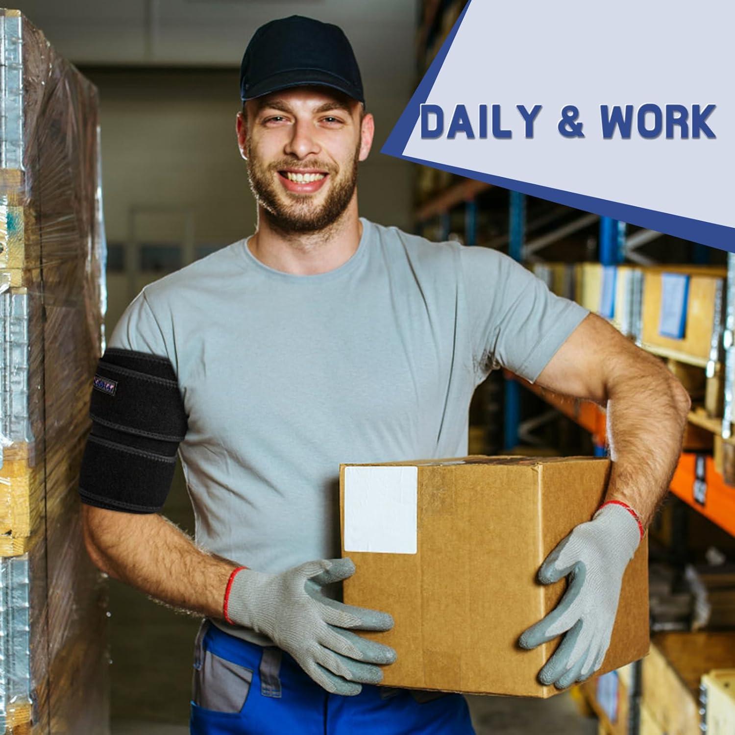 Beister Compression Upper Arm Brace - Biceps Tendonitis Support Sleeve ...