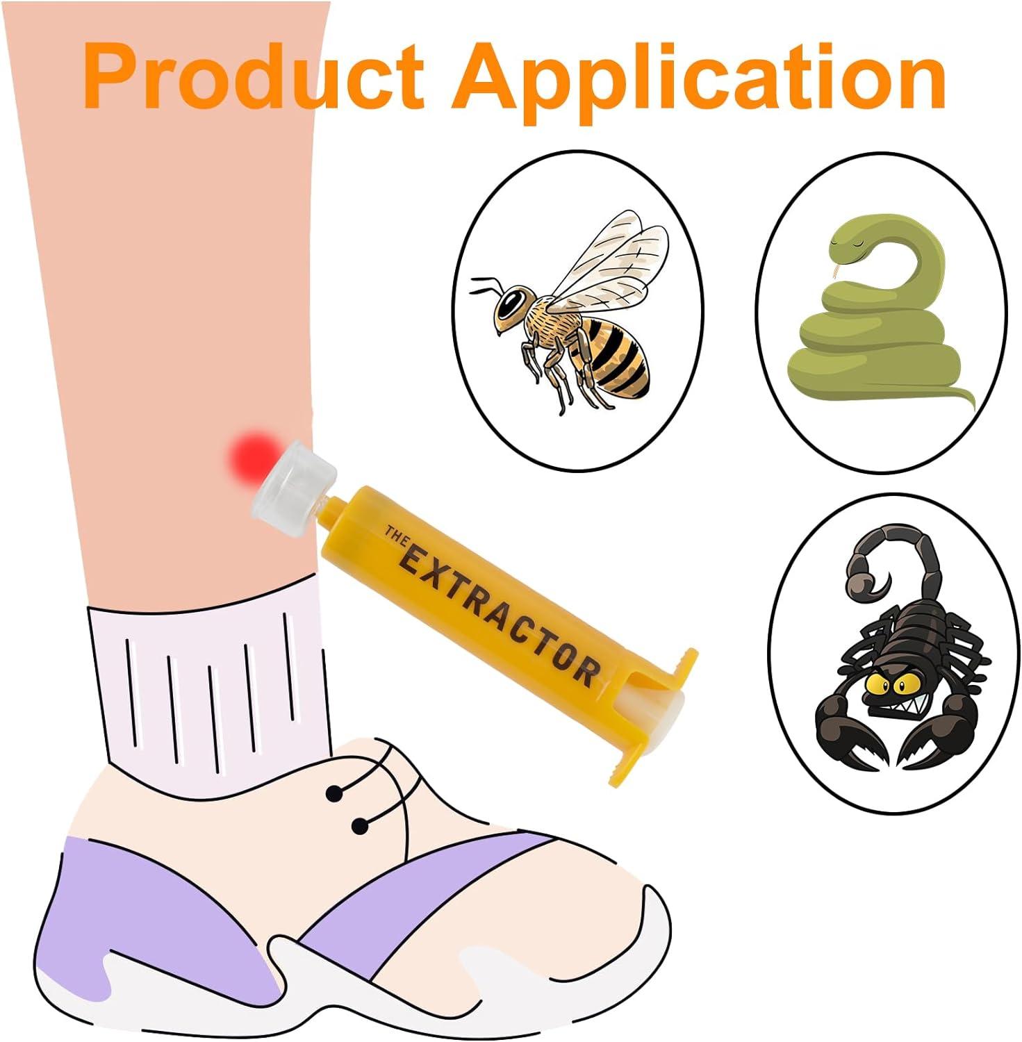 Bug Bite Suction Tool - Insect Bite and Bee Sting Extractor Kit ...
