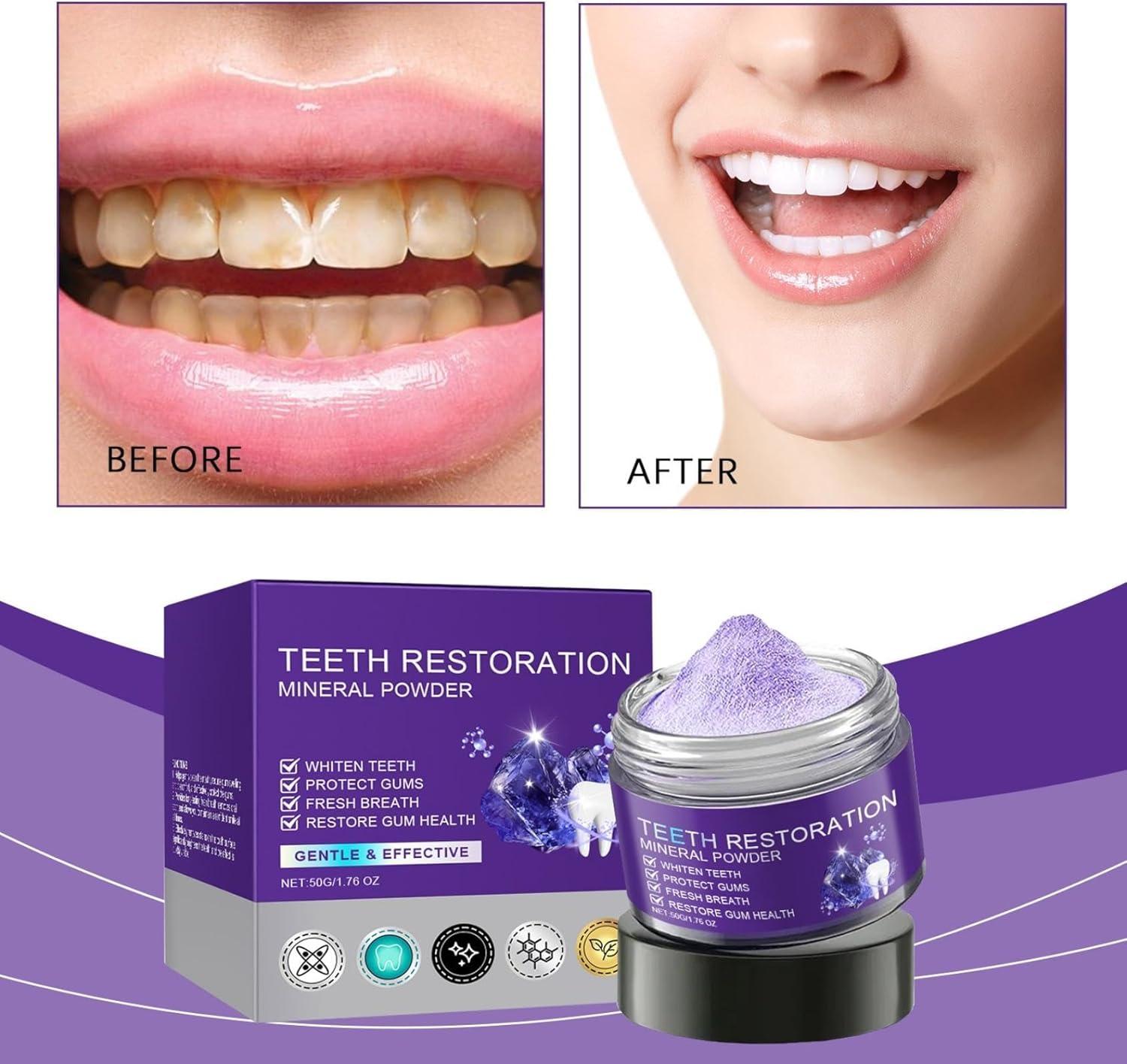 Tooth Restoration Mineral Powder Tooth Mineral Powder Teeth Whitening ...