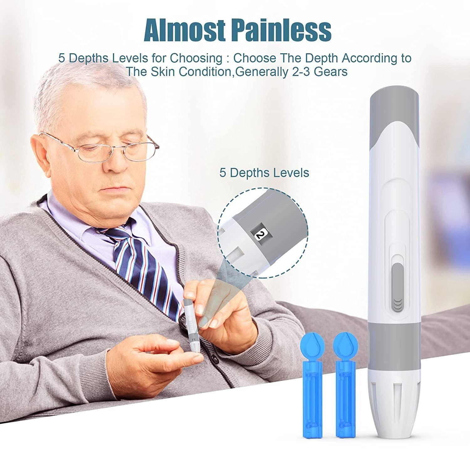 IKZA G-427B Blood Glucose Monitor & Lancing Device - Diabetes Testing ...