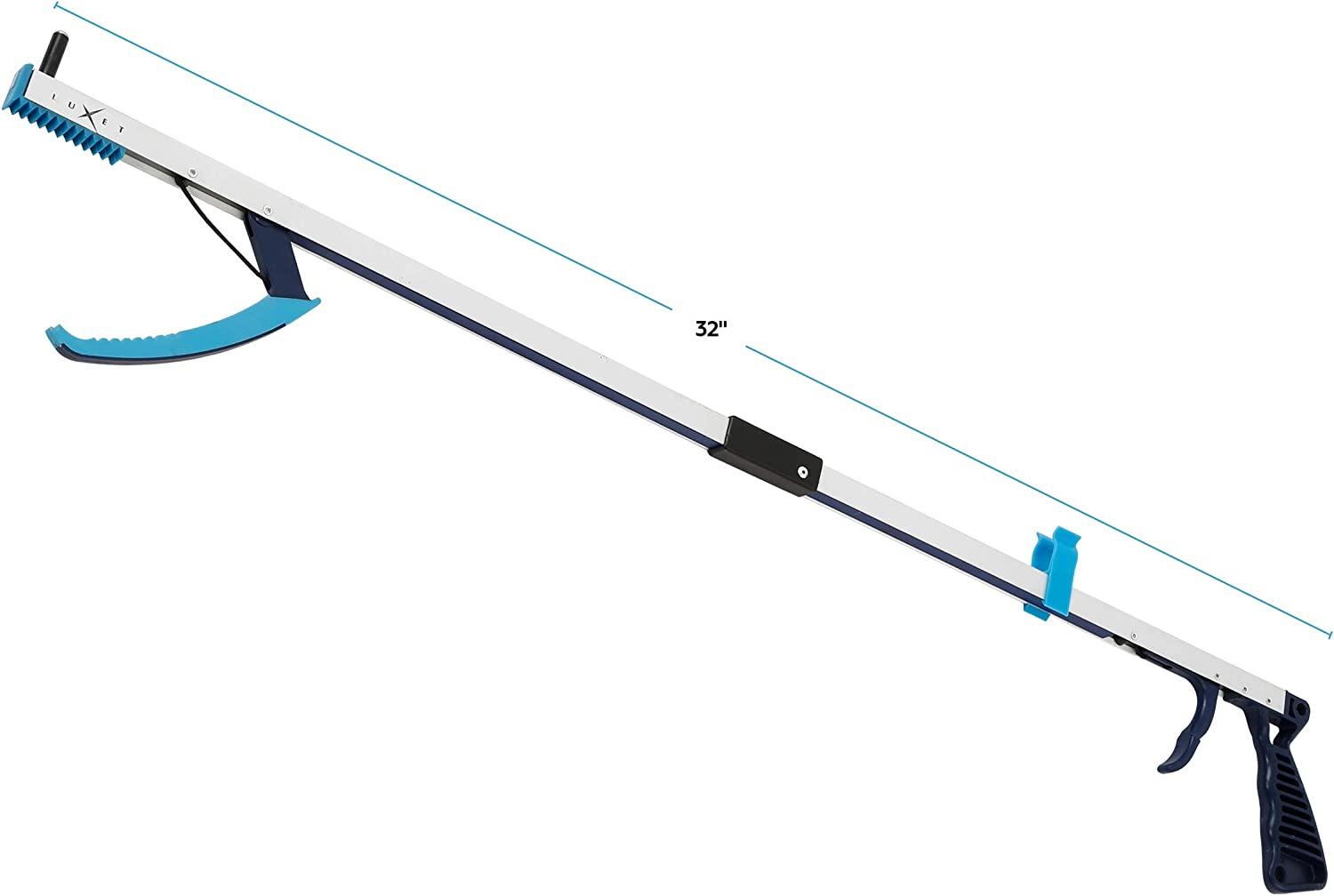 Luxet Grabber Reacher Tool 32 Inch - Strong Grip, Magnetic Tip, Trash ...