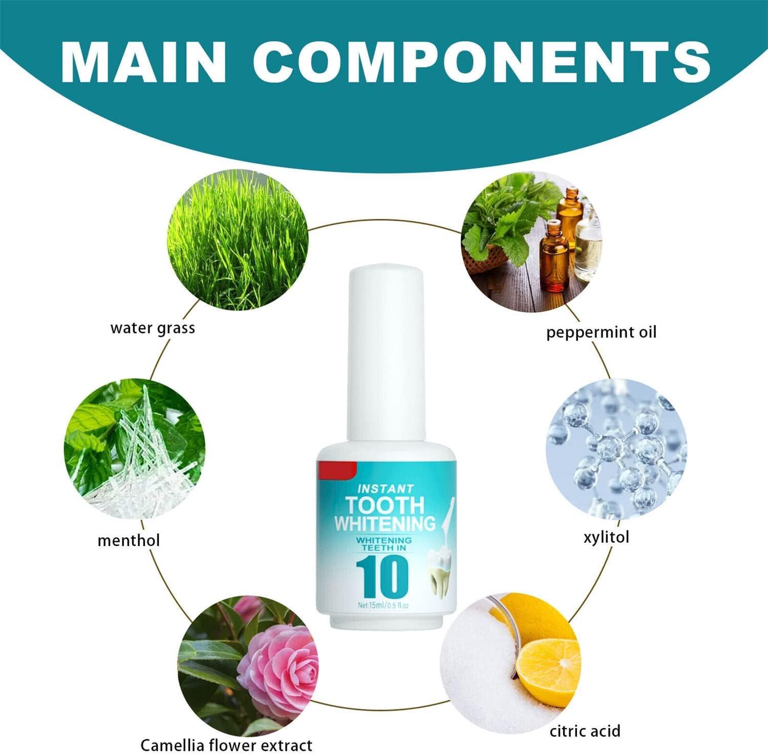 Instant Teeth Whitening Color - Upright White Tooth Polish 15ml ...