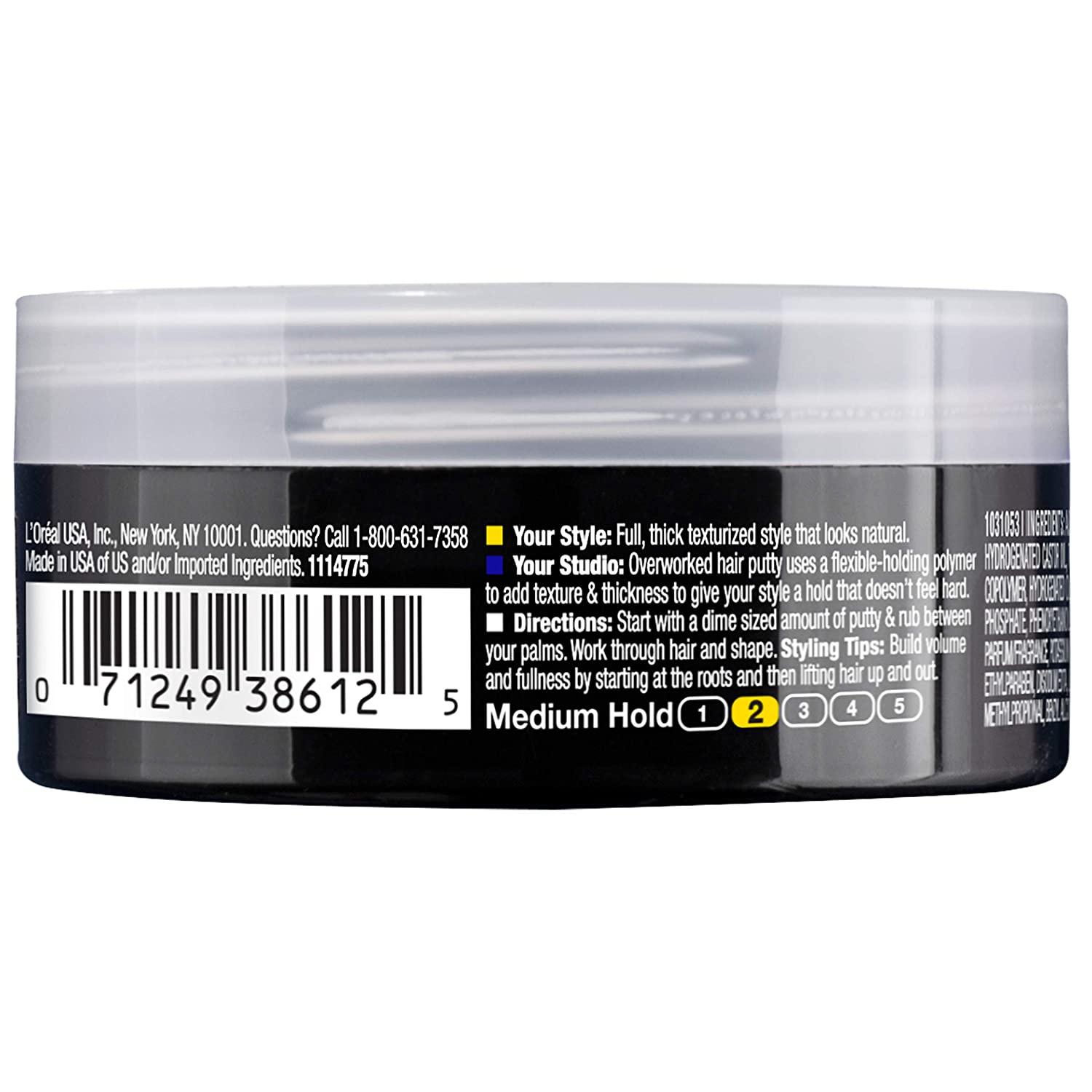 L'Oreal Studio Line Overworked Hair Putty 1.70 oz - Pack of 11 ...