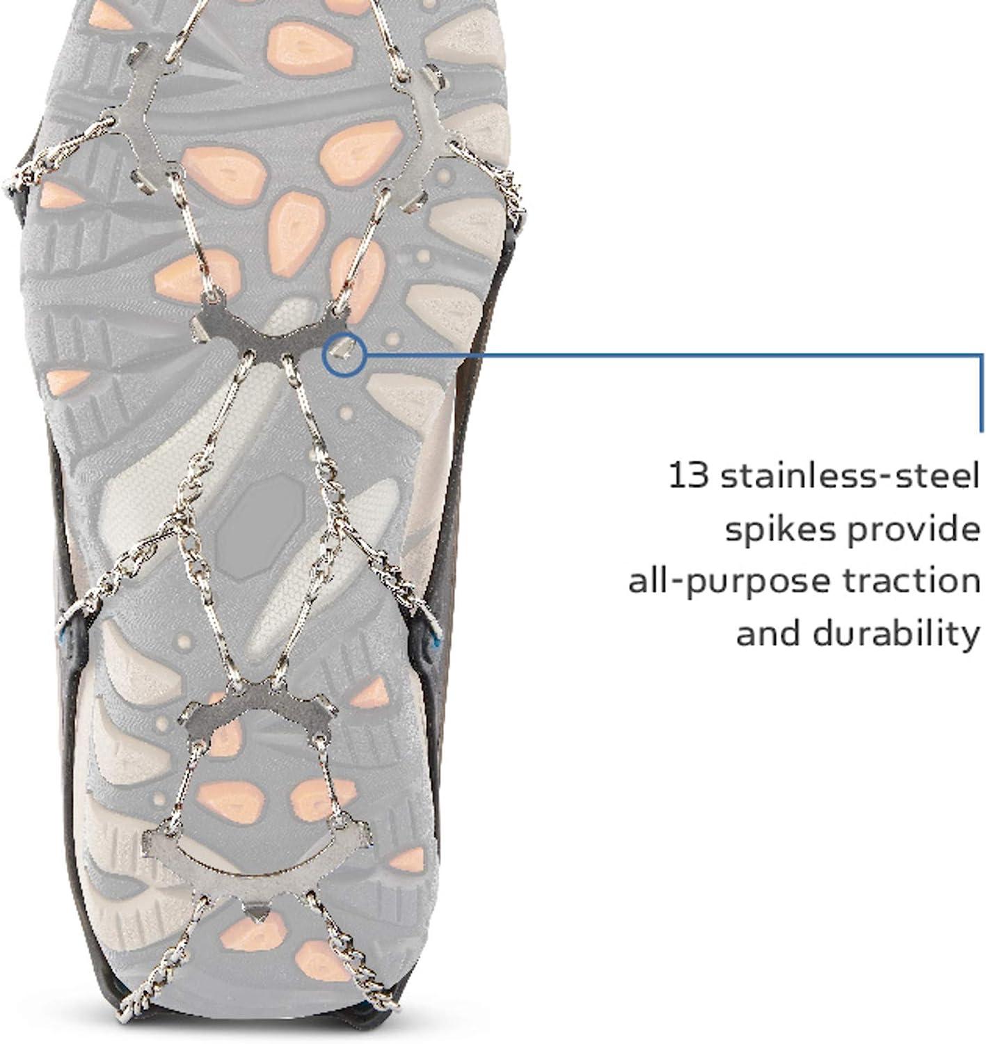 Traverse Heavy-Duty Traction Spikes for Snow and Ice Walking - Large (1 ...