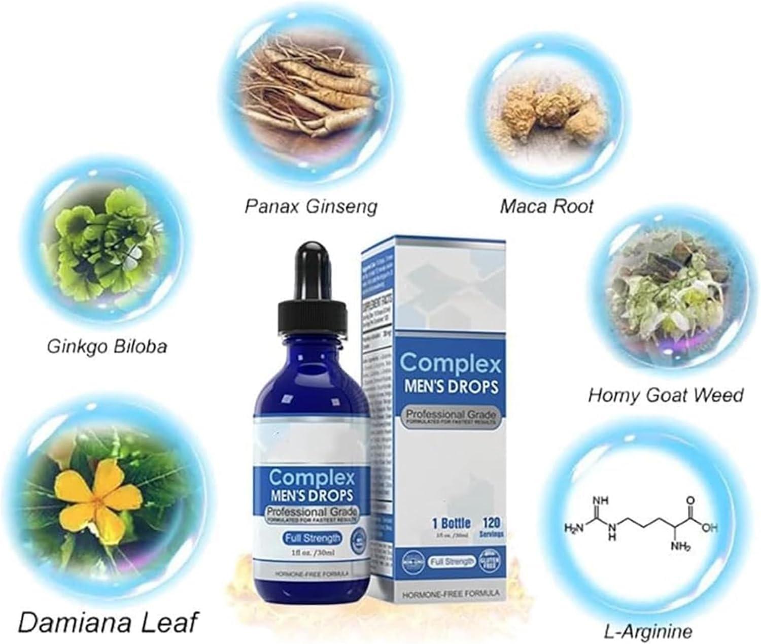 Buy NexusBio Labs Complex Men Drops - 2 Piece Set | International ...