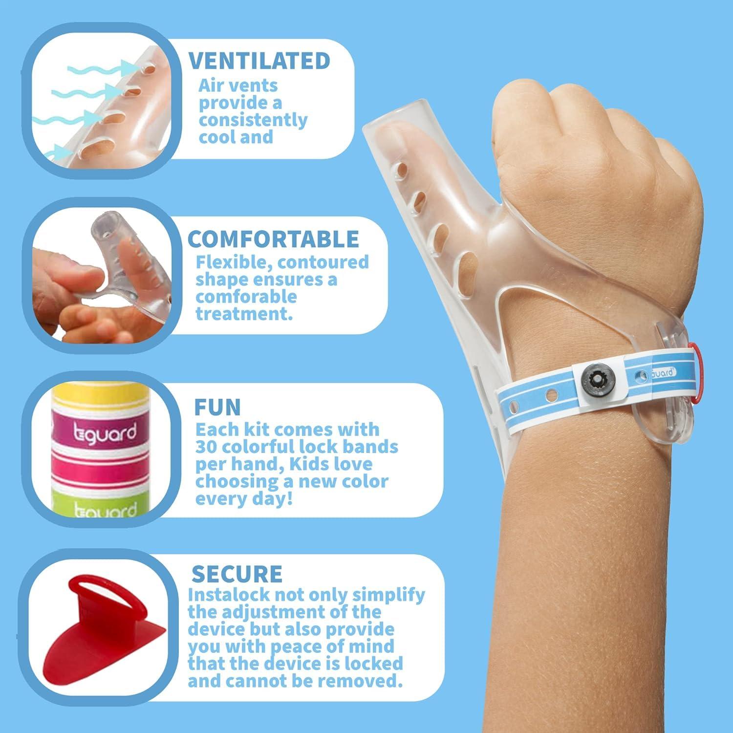 TGuard AeroThumb Thumb Guard for Kids Under 40 lbs - Stop Thumb Sucking ...