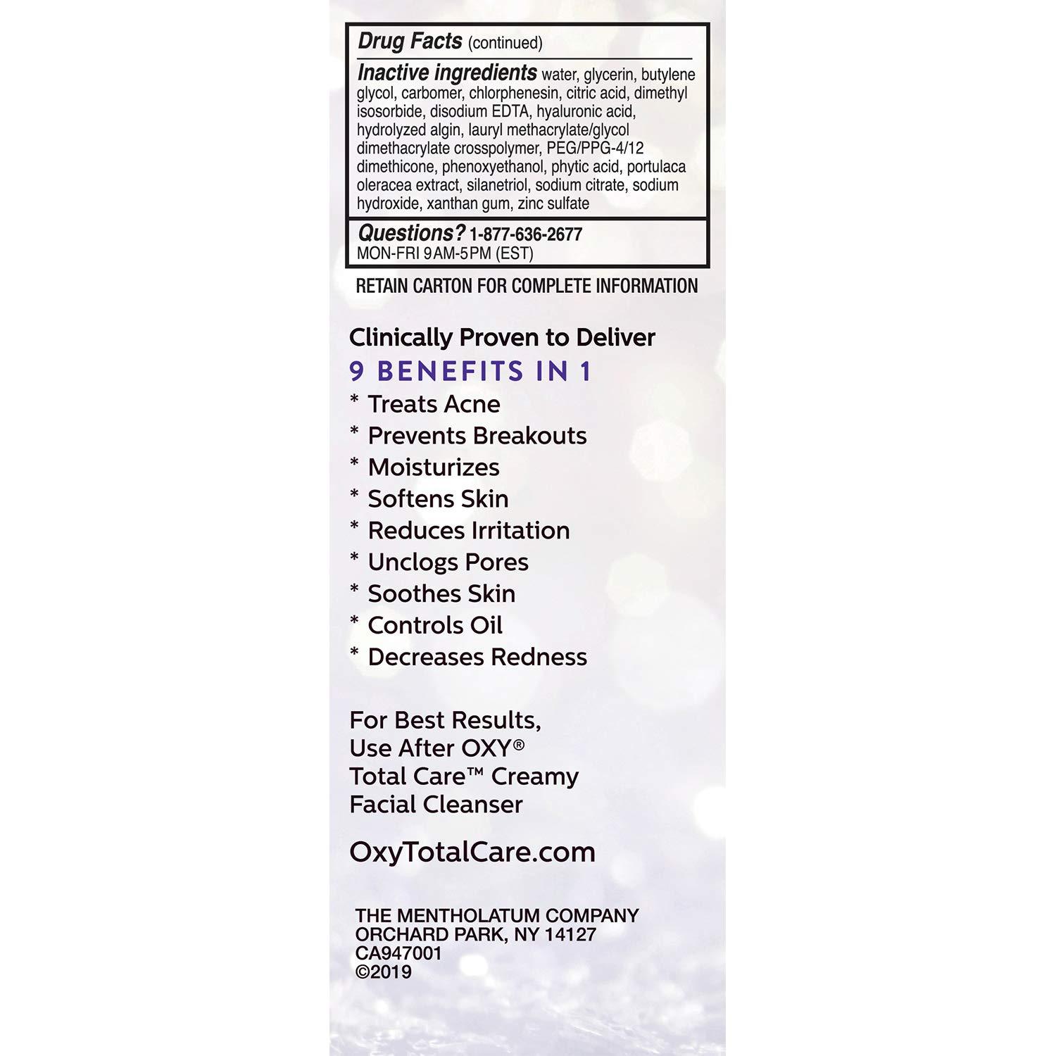 OXY TOTAL CARE Clarifying Daily Facial Moisturizer - Anti-Acne ...