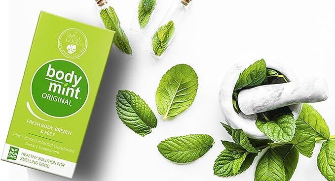 Body Mint Original | Plant-Based Chlorophyll Deodorant Supplement for ...
