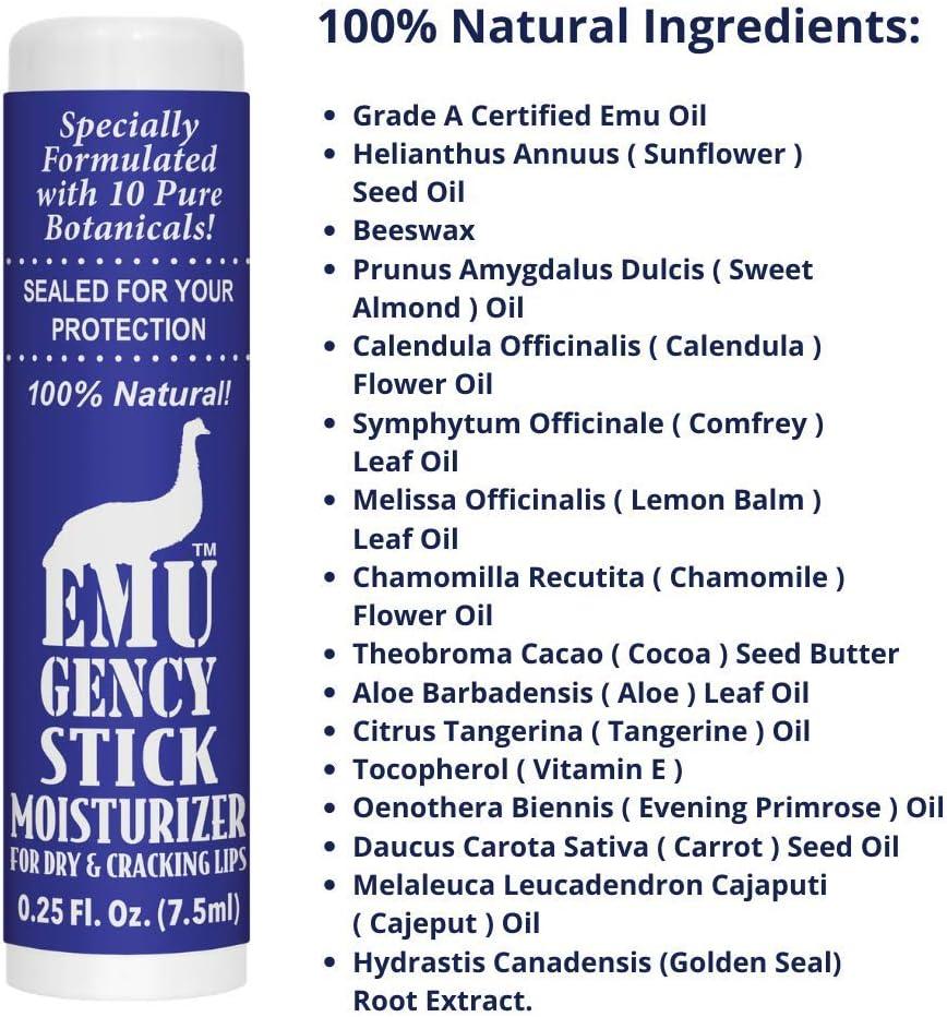 Montana Emu Ranch EMUgency Moisturizing Pocket Stick 0.25oz - 3 Pack ...