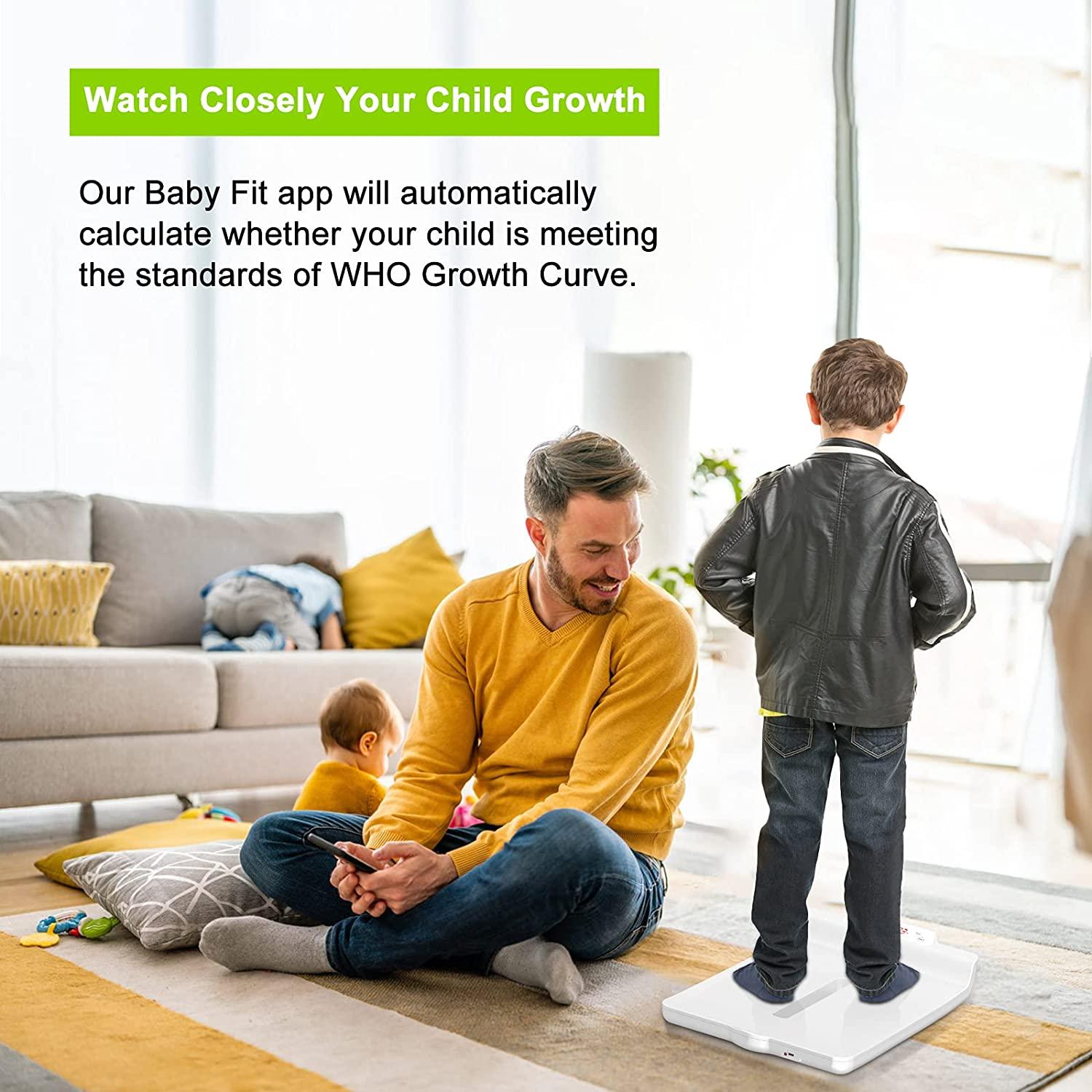 Bluetooth Baby Scale & Toddler Scale - 2 in 1 Multifunctional with ...