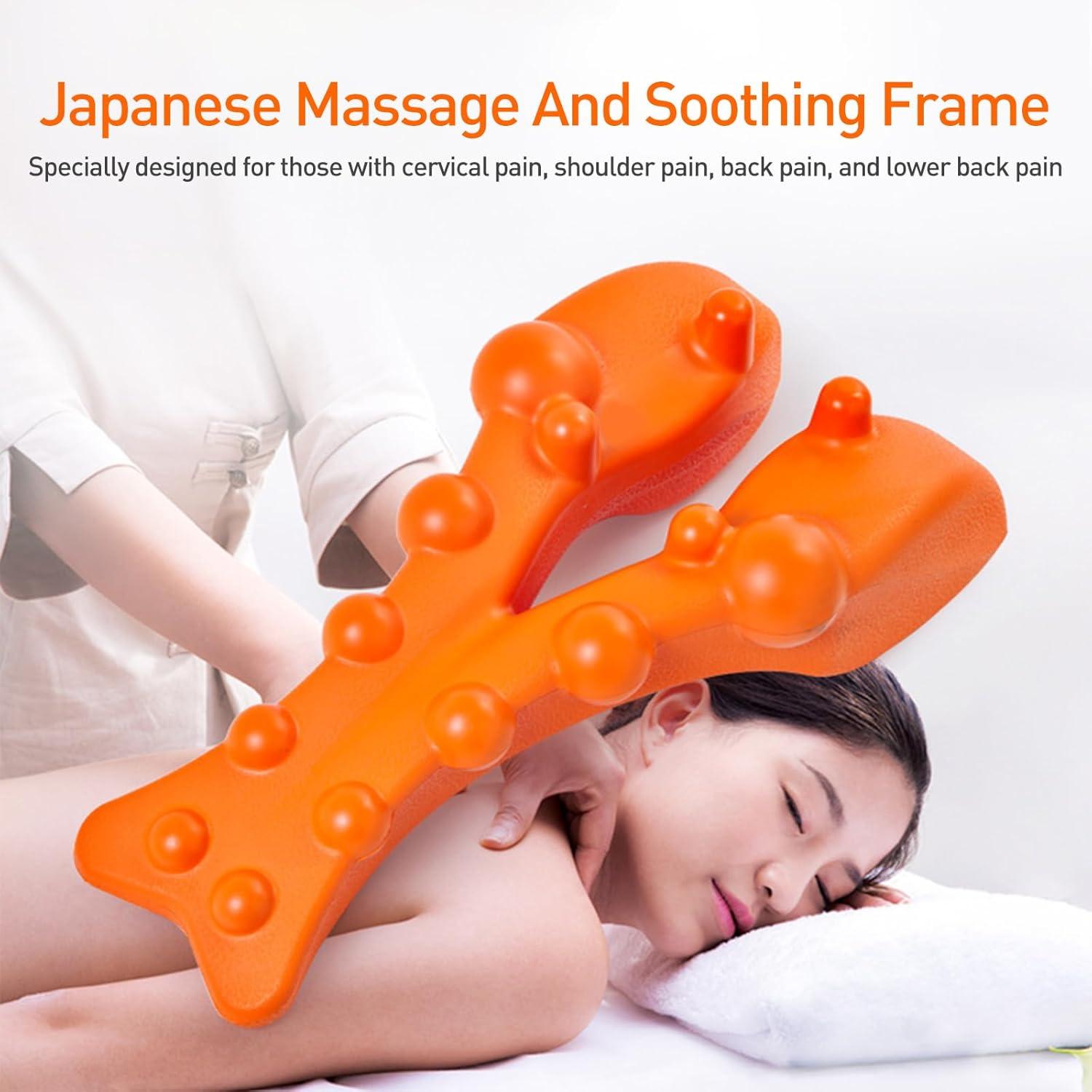 Ultimate Trigger Point Massager & Trapezius Stretcher - Relieve Neck ...