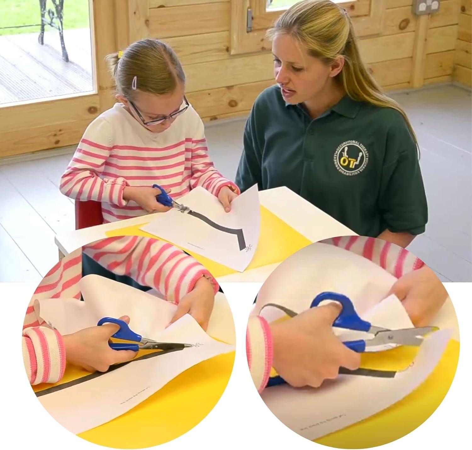 PETA Easi-Grip Children's Left Handed Long Loop Scissors - Stainless ...