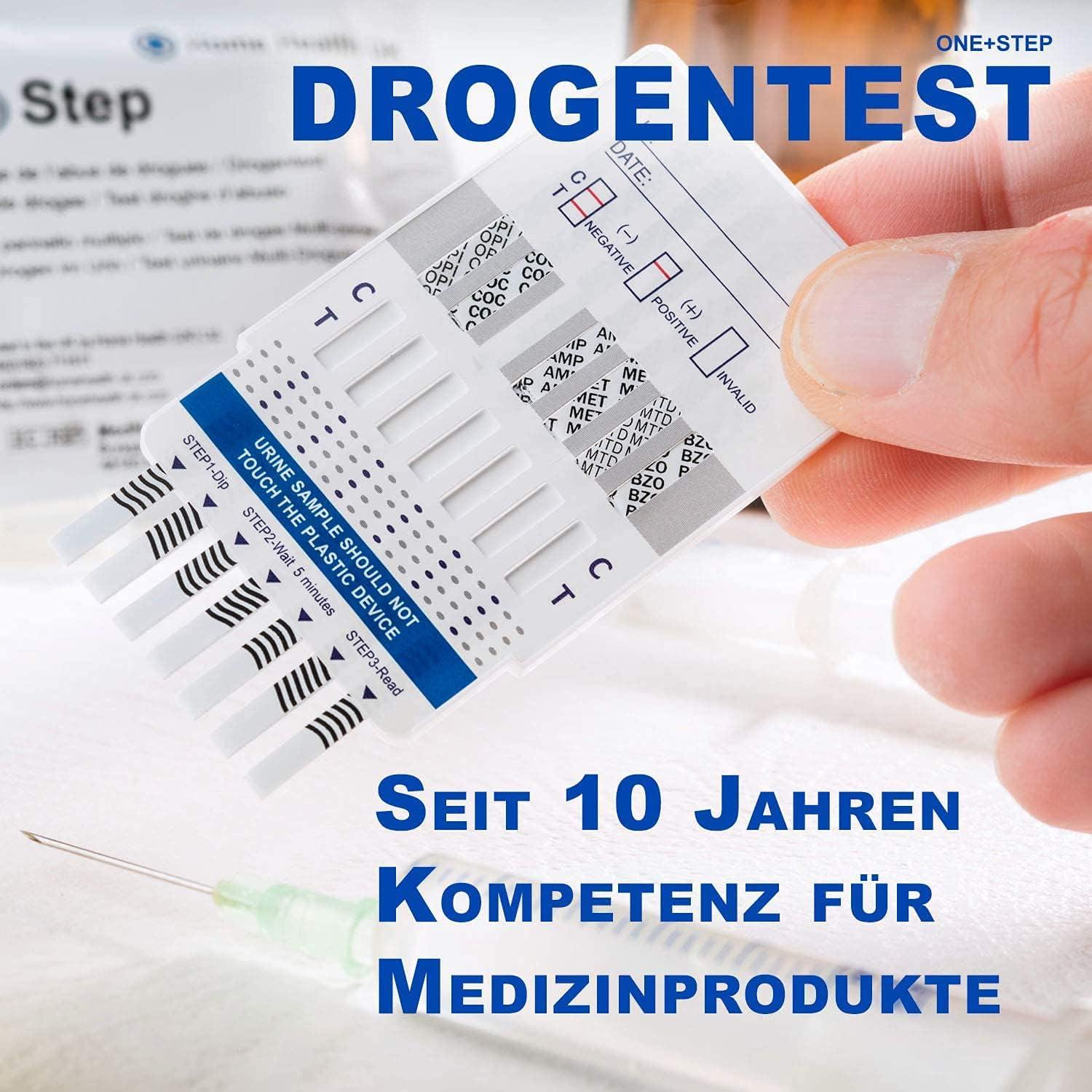 5 x One+Step Multi Drug Test - Accurate Detection of 6 Drug Types ...
