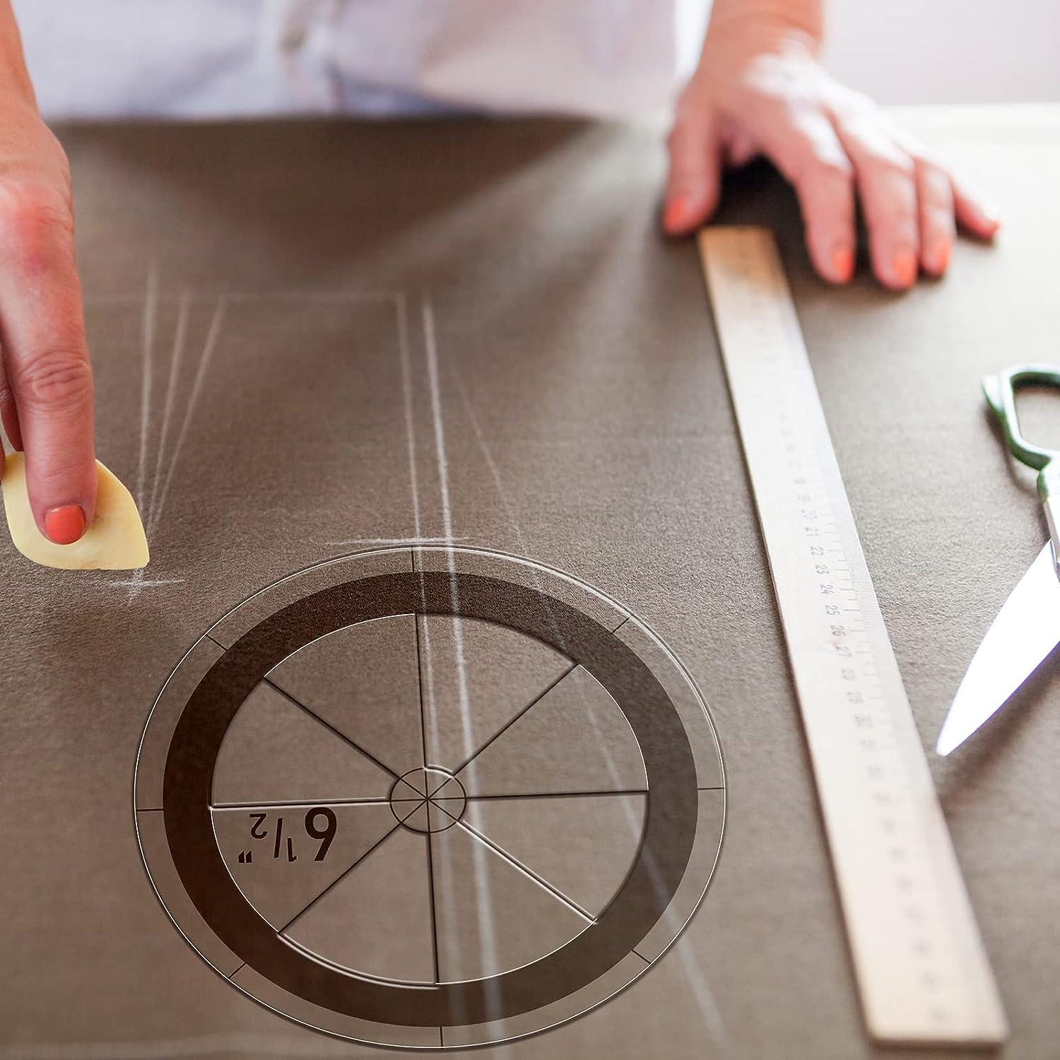 Circle Quilting Template Set - 5 Pcs Circles Quilt Ruler for Quilting ...