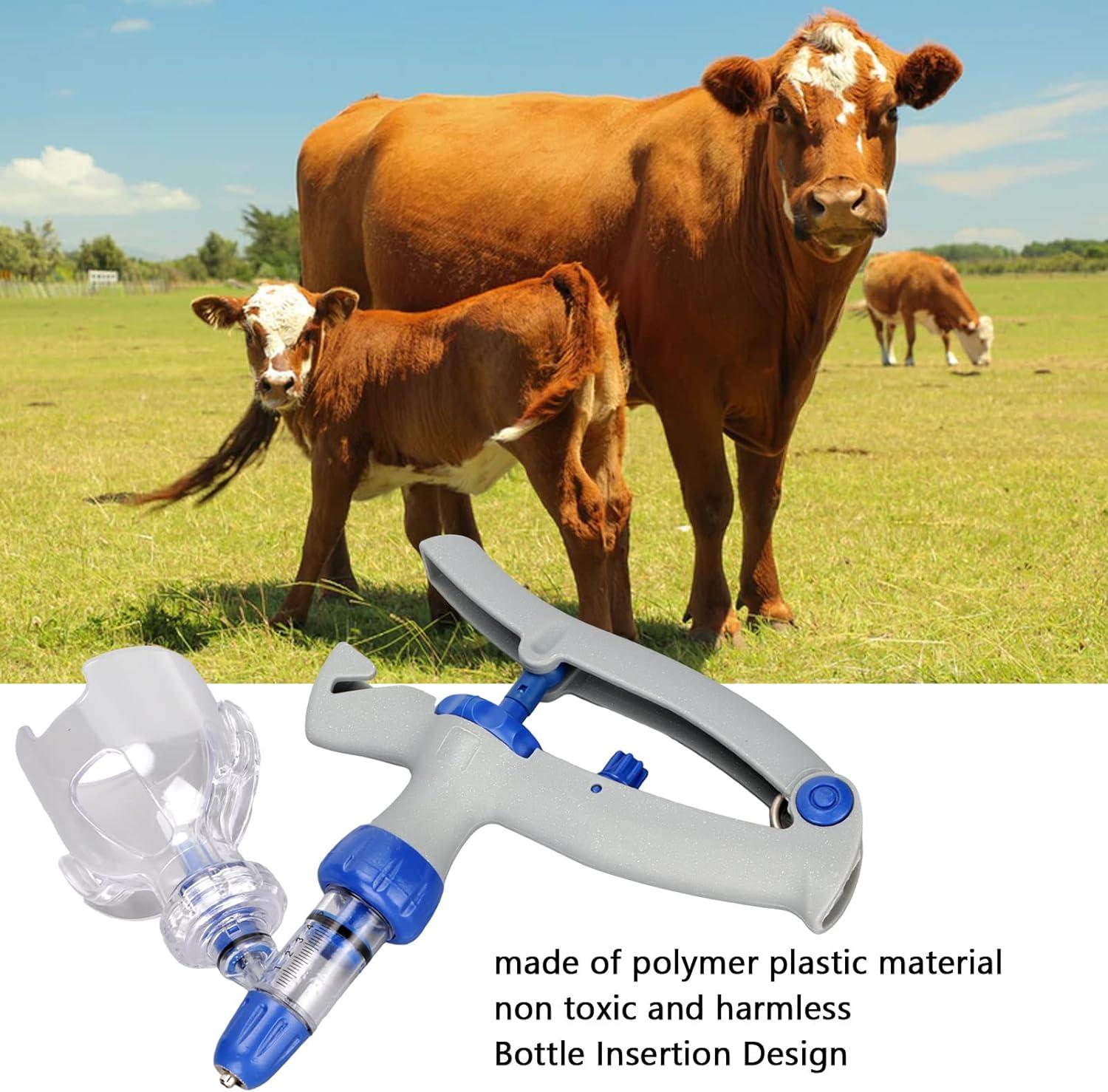 5ml Animal Continuous Syringe Injector Gun Prevent Leakage for Veterinary Use | Buy Now with ...