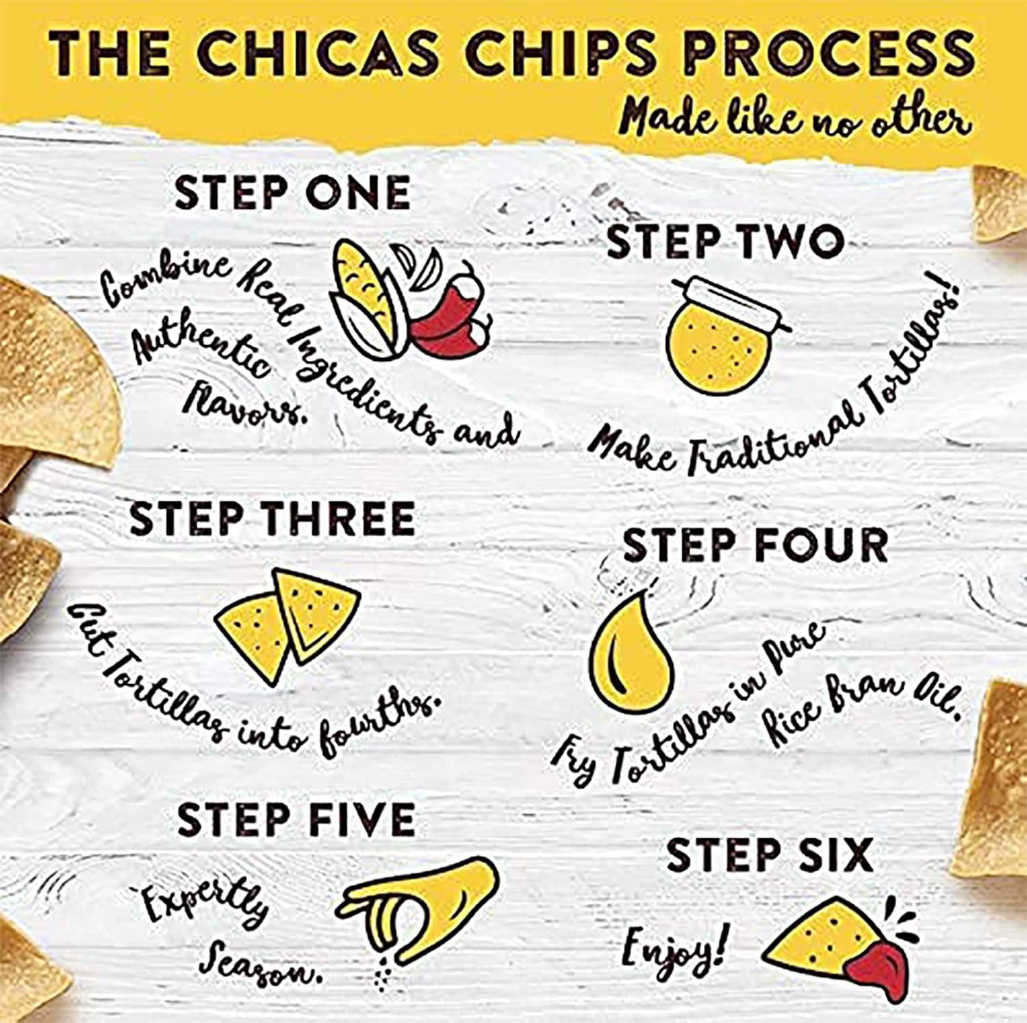 Chicas Blue Corn Tortilla Chips - Lightly Seasoned with Sea Salt ...