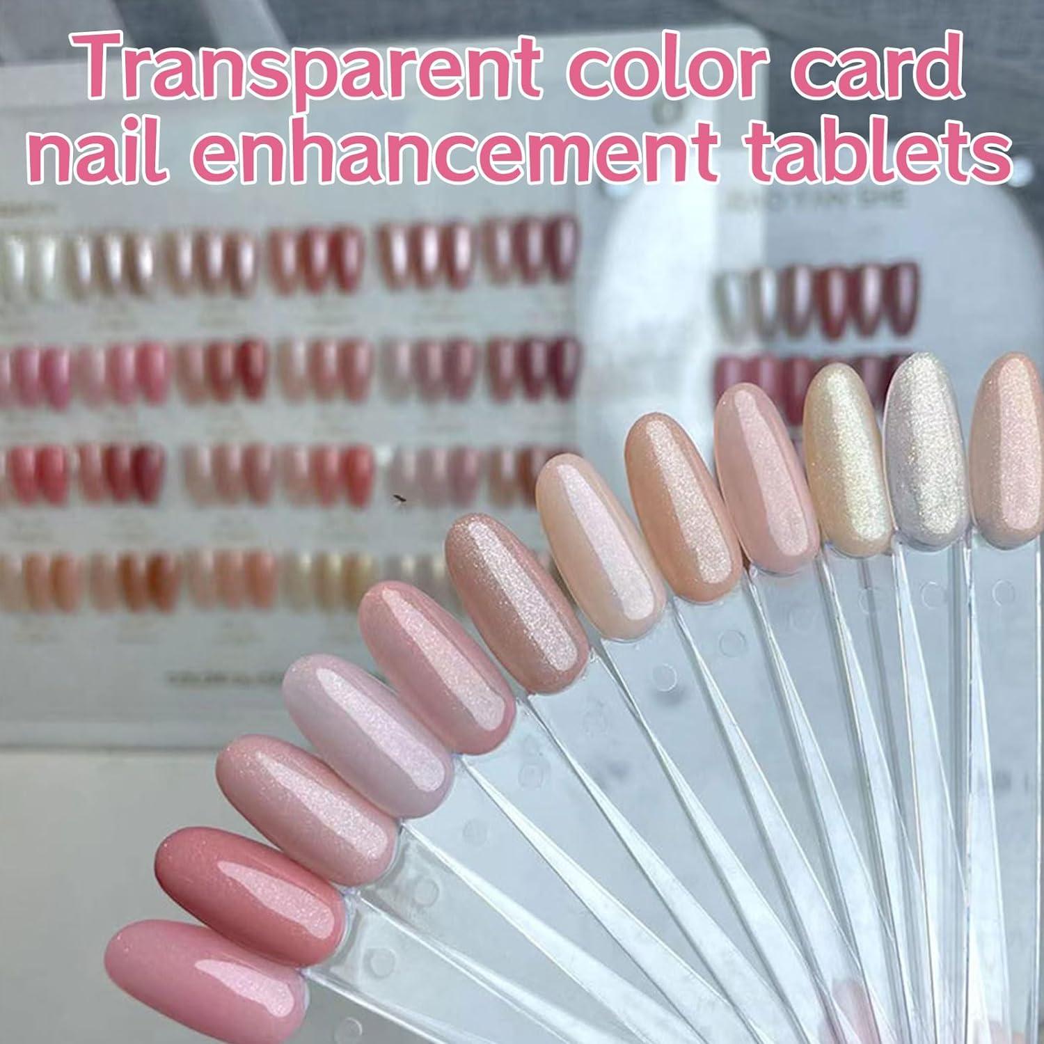 Nail Swatch Sticks 150PCS - Practice Nail Colour Display Fan Shape Tips ...